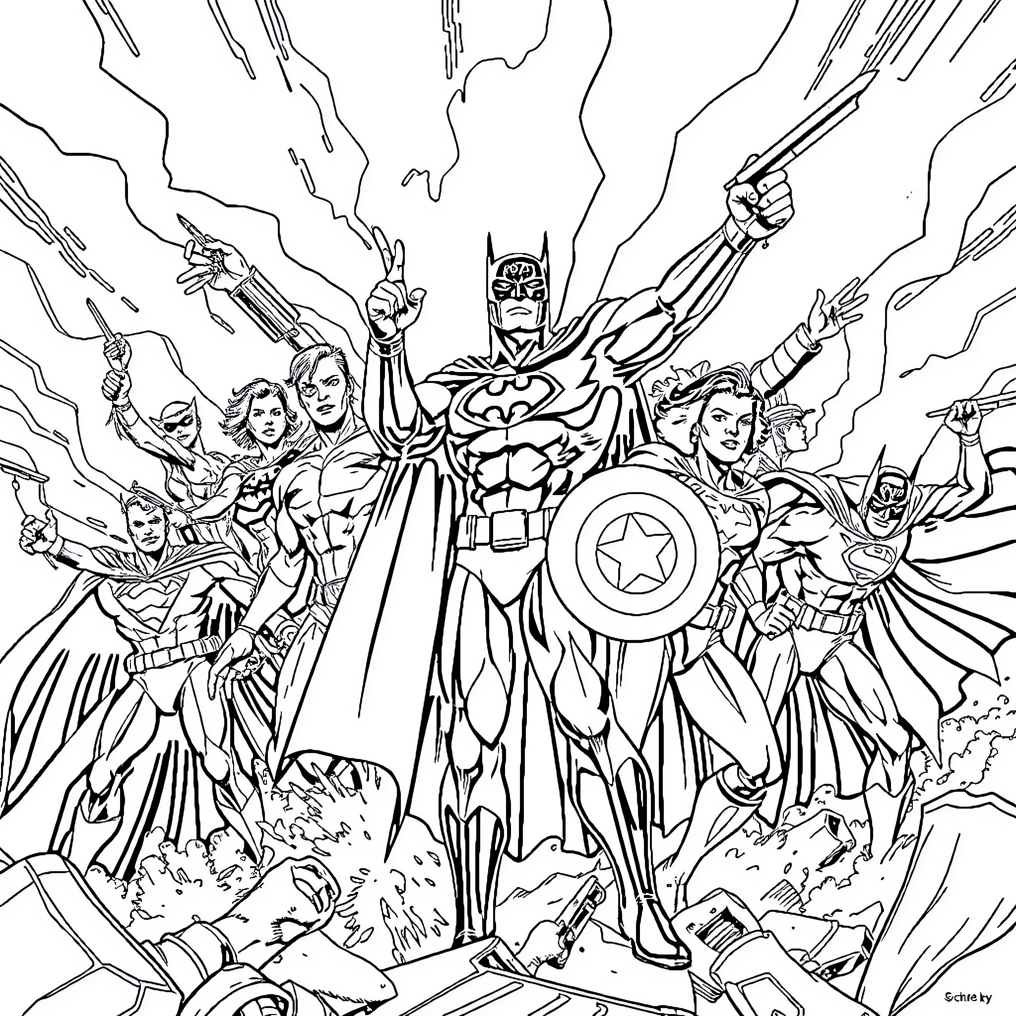 Best DC Hero Coloring Pages (Free Printable PDF)