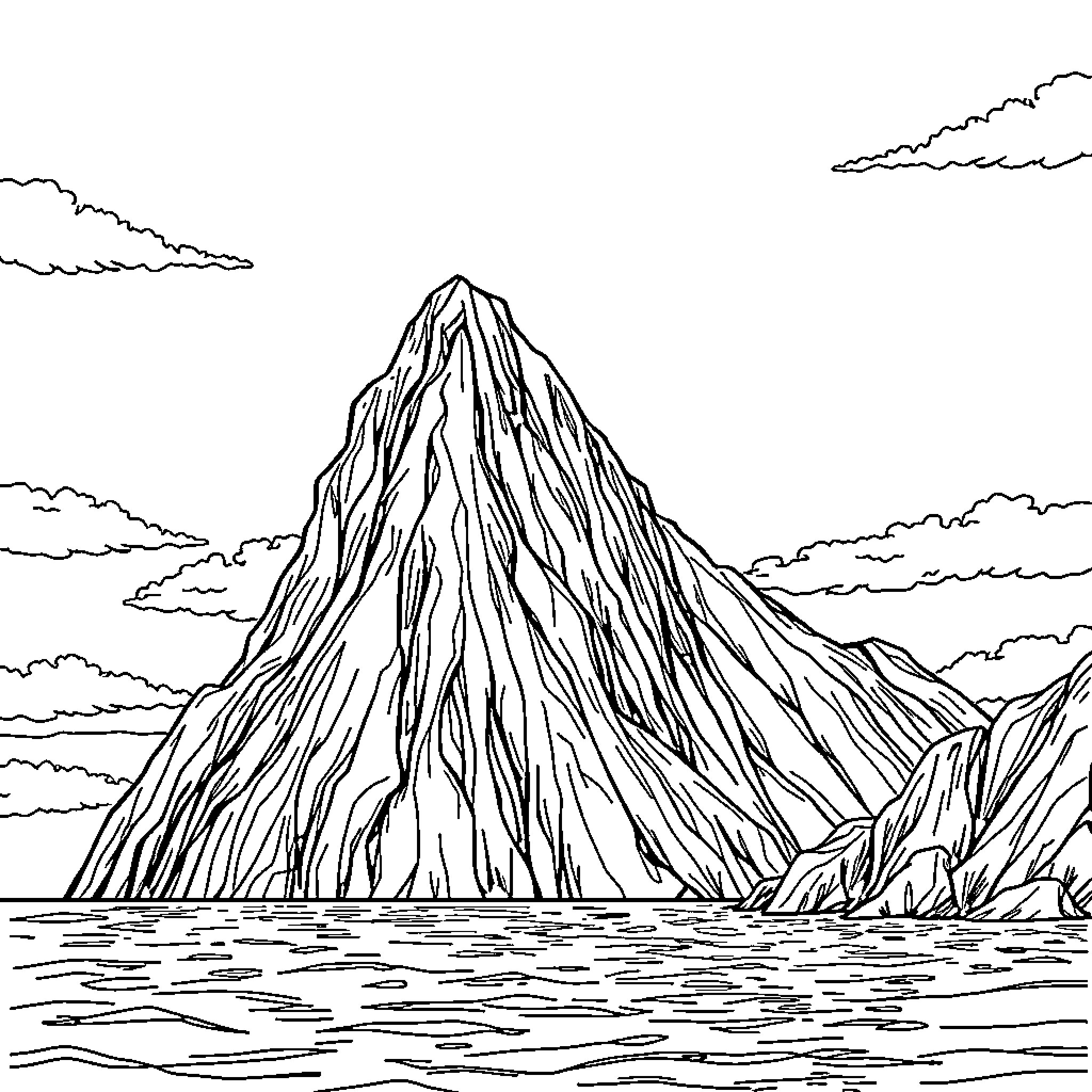 Best Mountain Coloring Pages (Free Printable PDF)