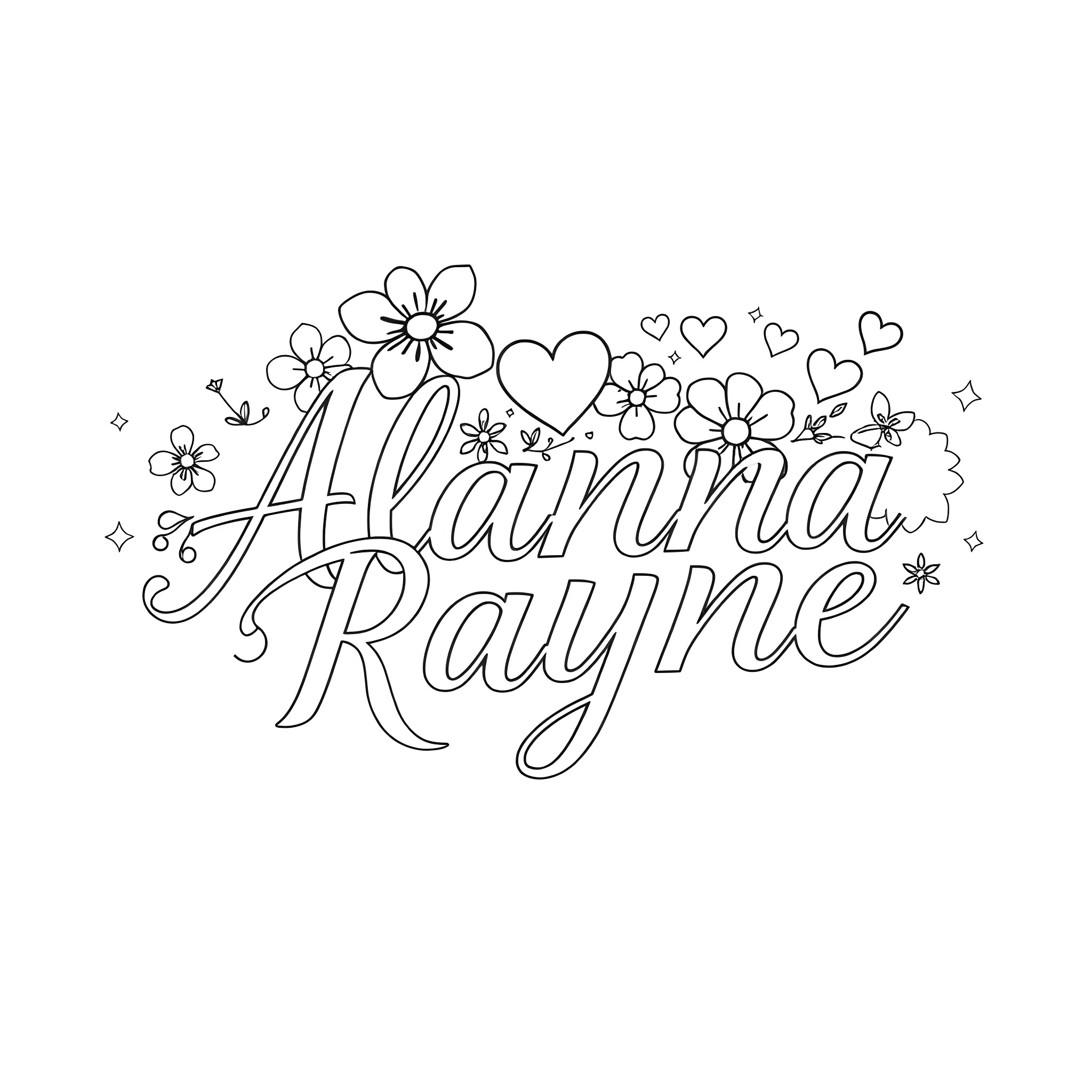 Best Cursive Font Coloring Pages (Free Printable PDF)