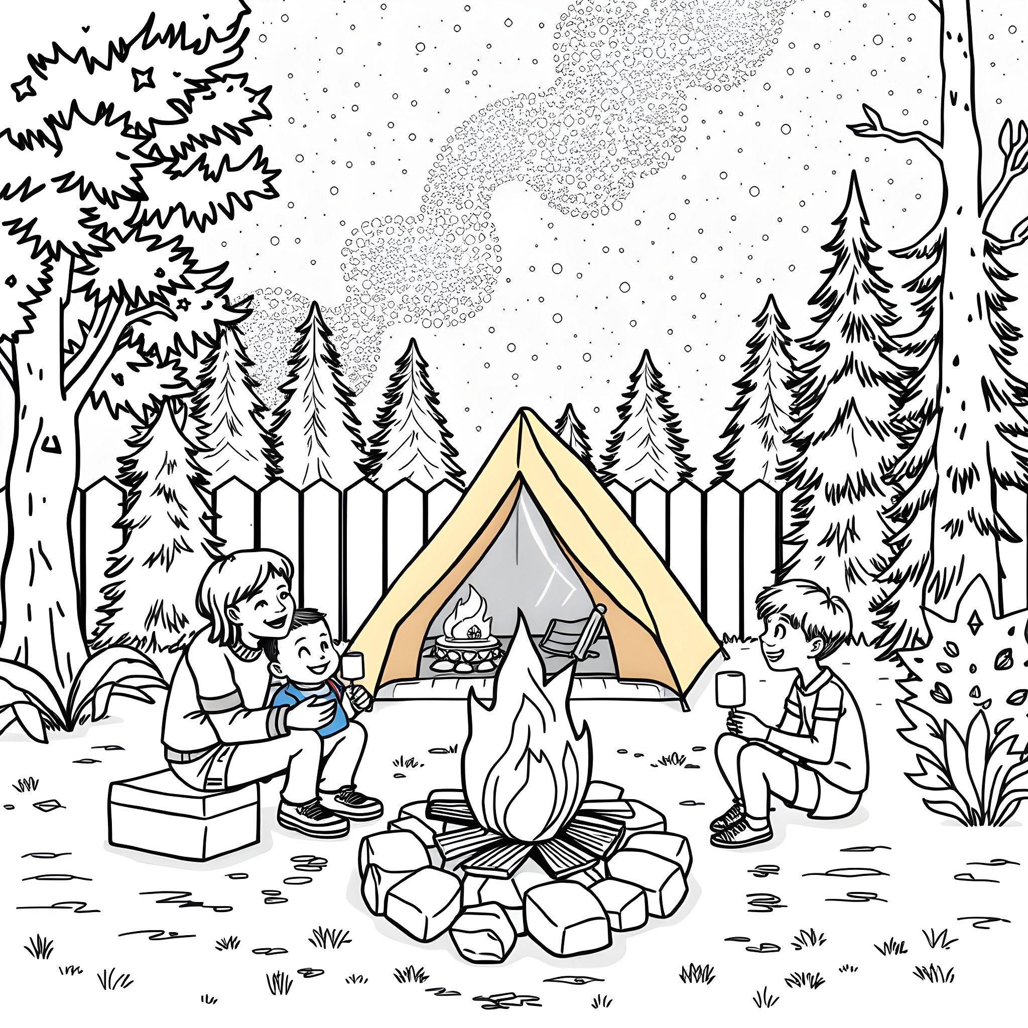 254 Best Family Coloring Pages (Free Printable PDFs)