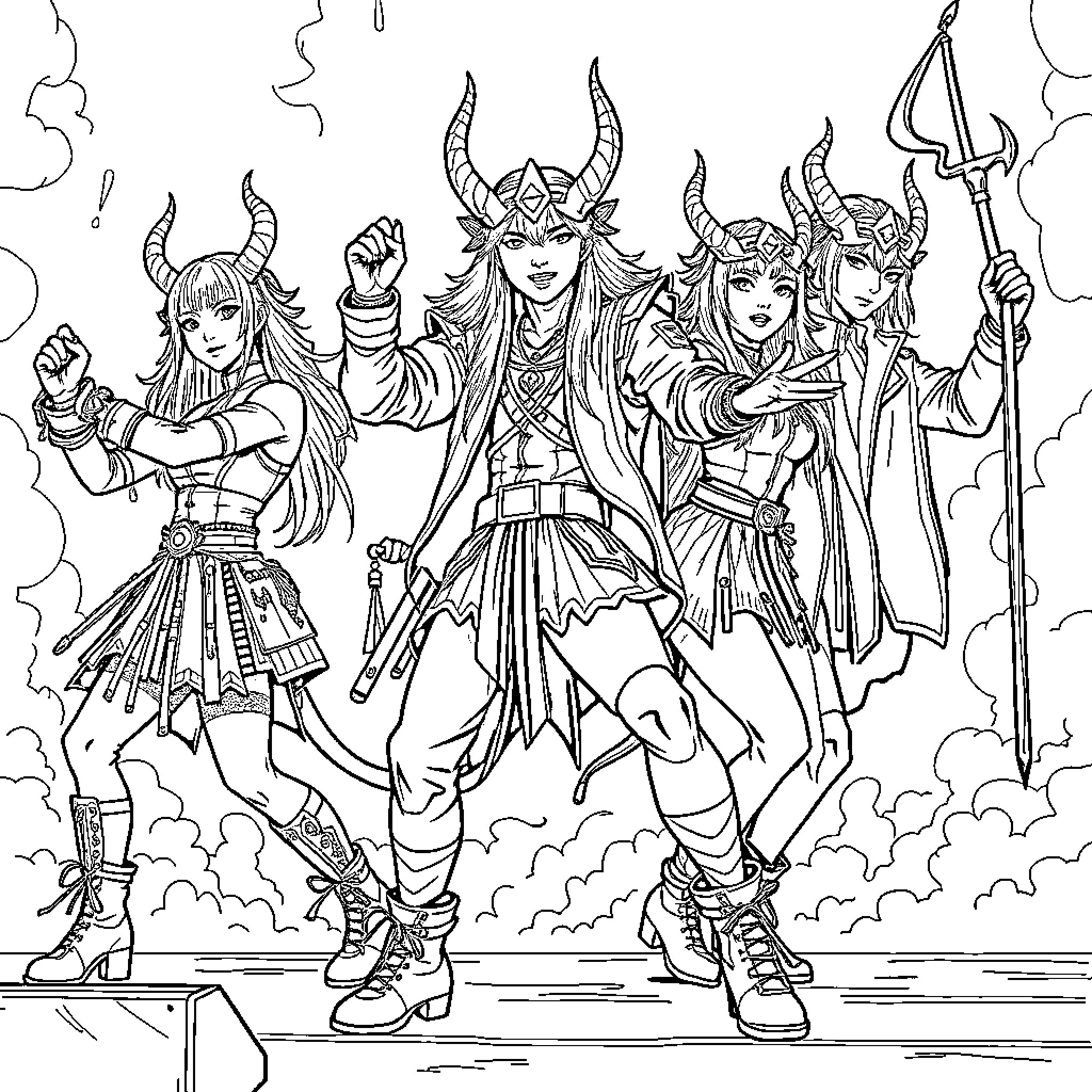 Best Demon Hunter Coloring Pages (Free Printable PDF)