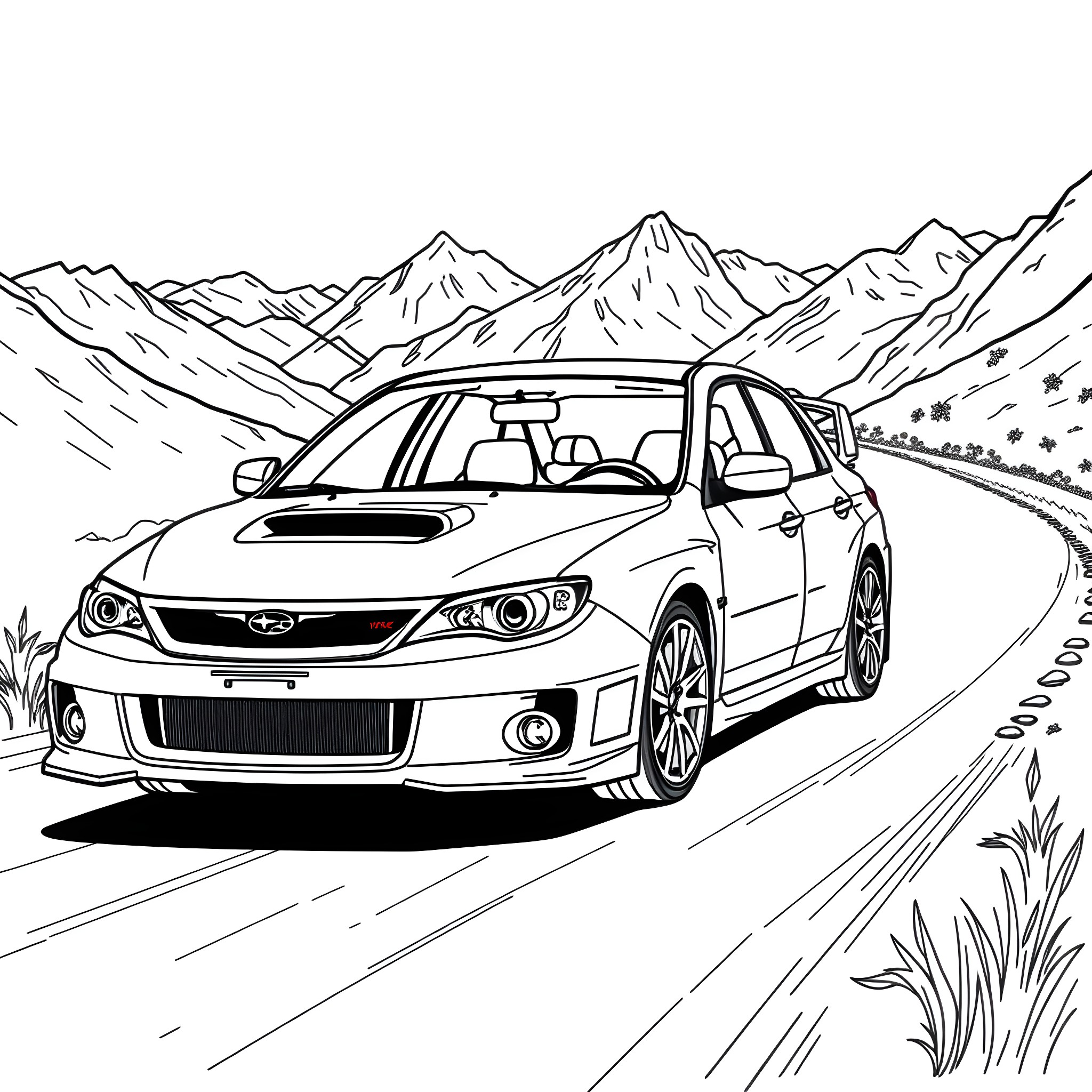 Best Subaru Coloring Pages (Free Printable PDF)