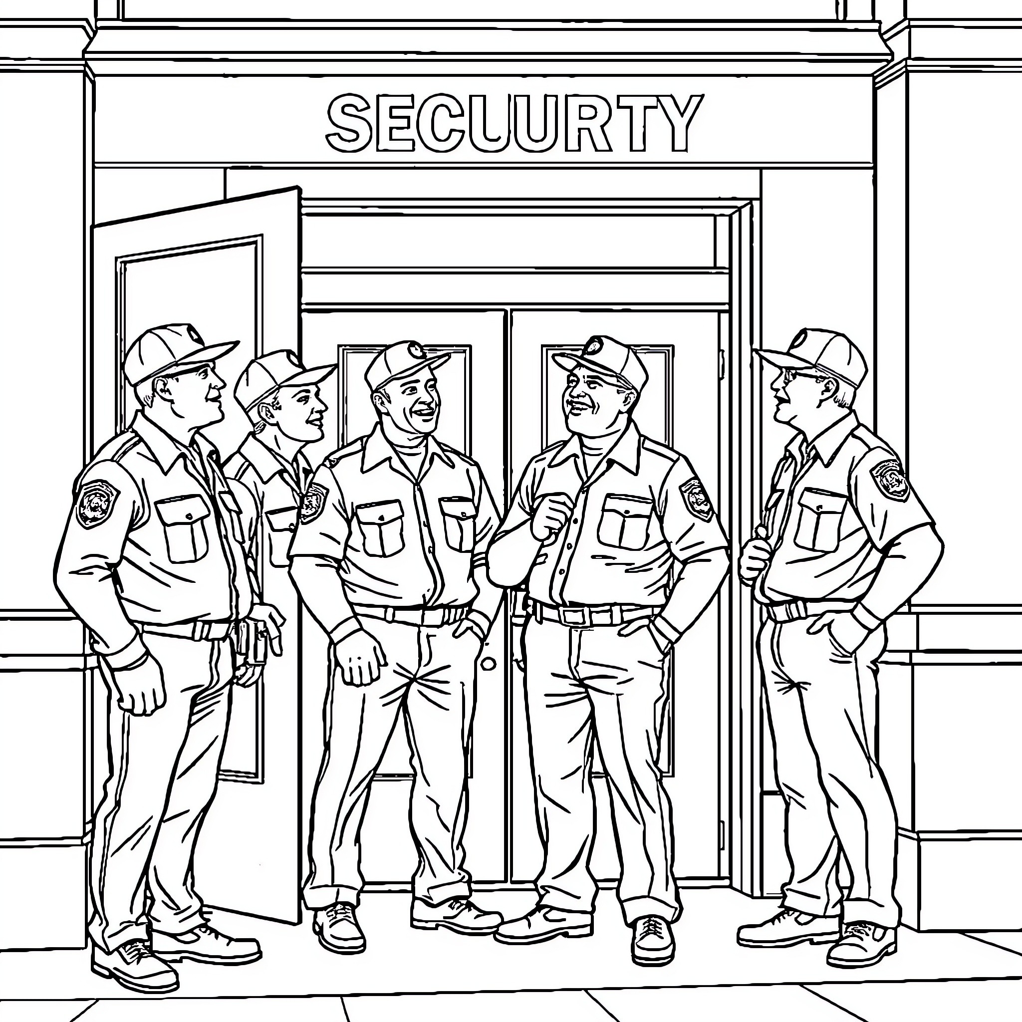 15 Best Security Guard Coloring Pages (Free Printable PDFs)