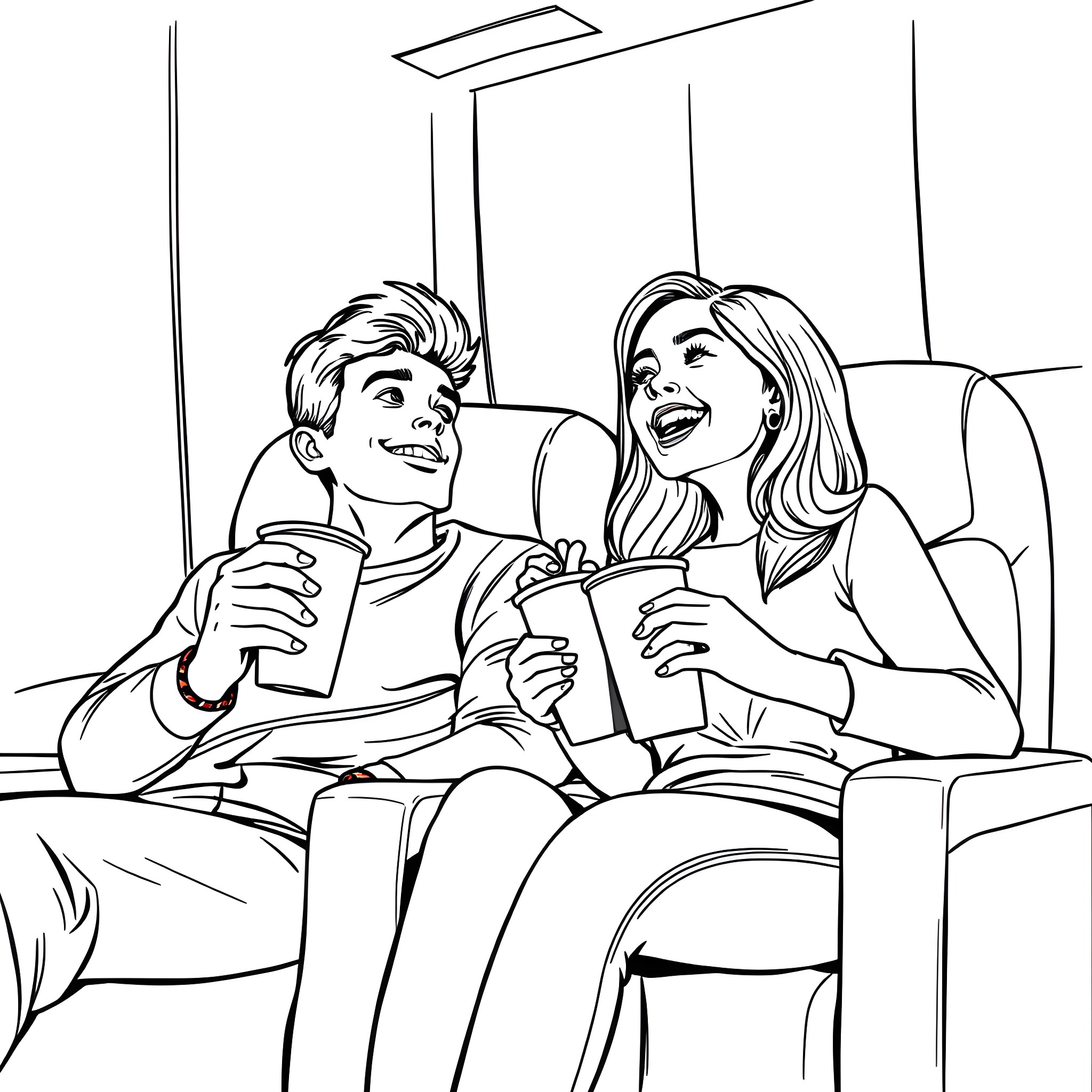Best Cinema Coloring Pages (Free Printable PDF)
