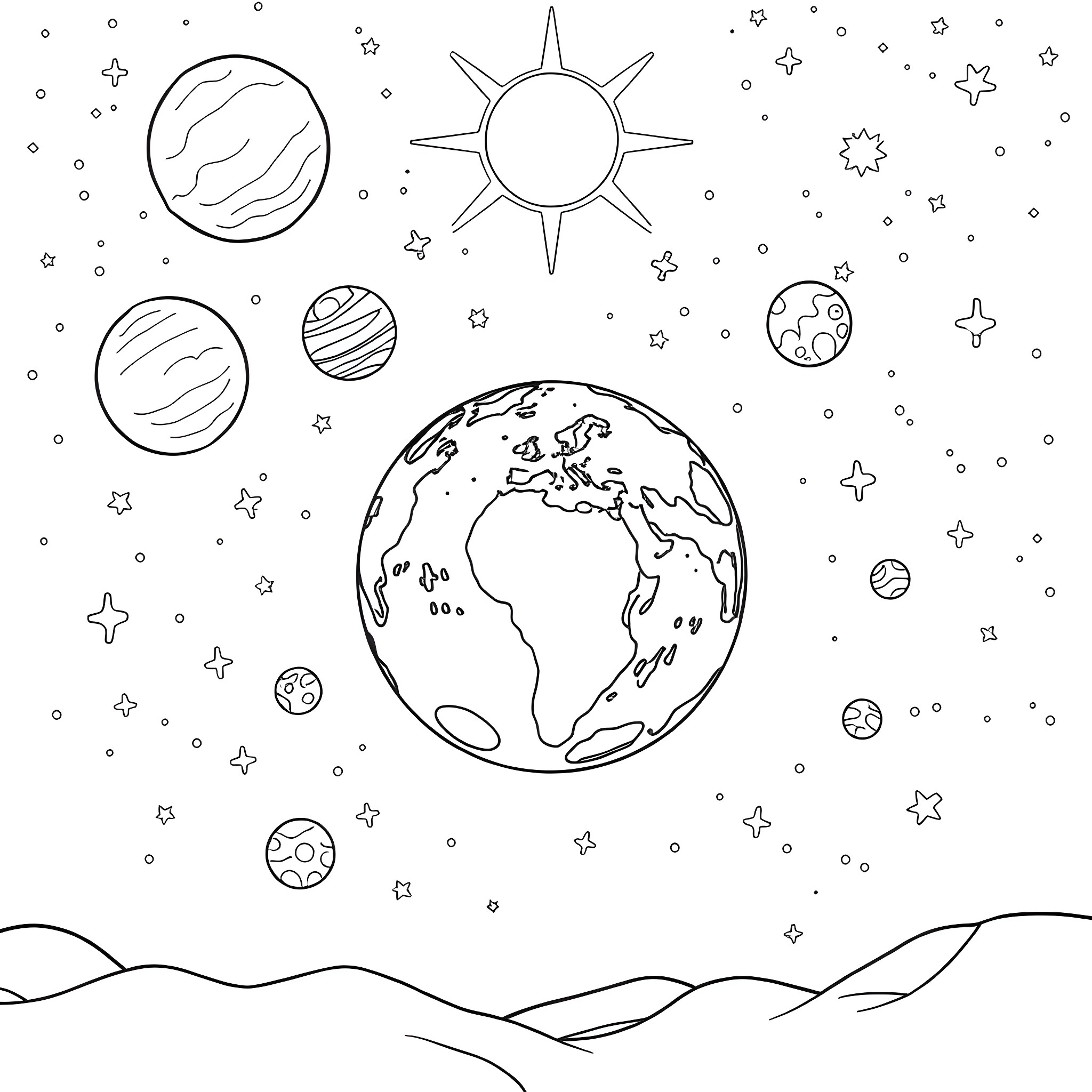 Best Planet Coloring Pages (Free Printable PDF)