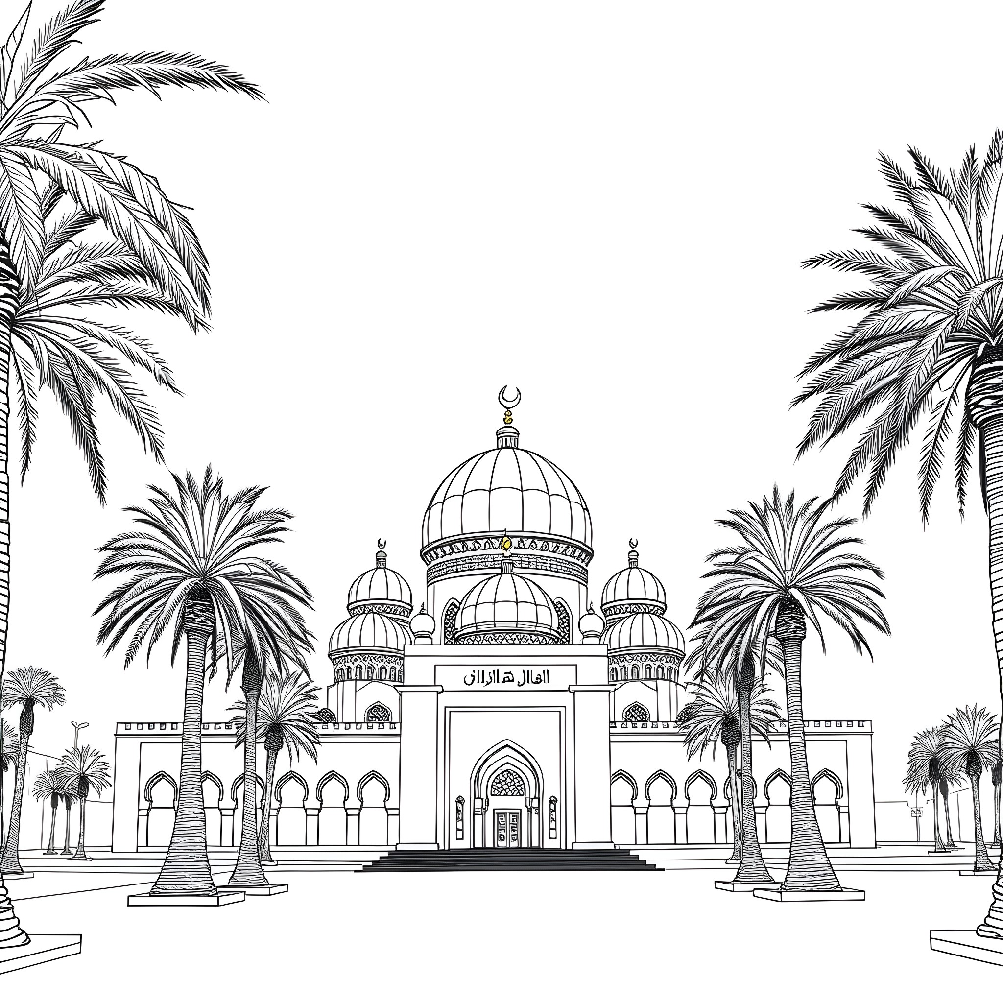 60 Best Mosque Coloring Pages (Free Printable PDFs)