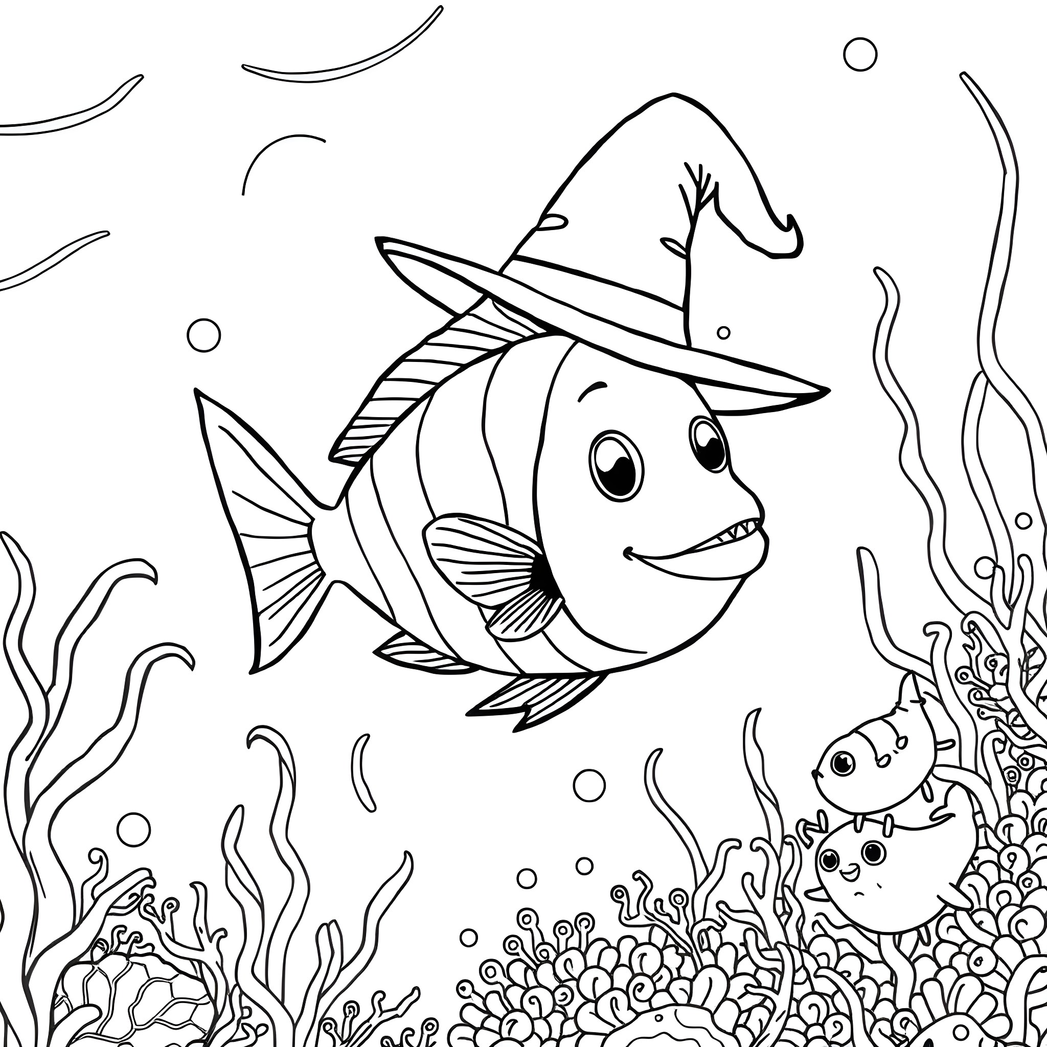291 Best Fish Coloring Pages (Free Printable PDFs)
