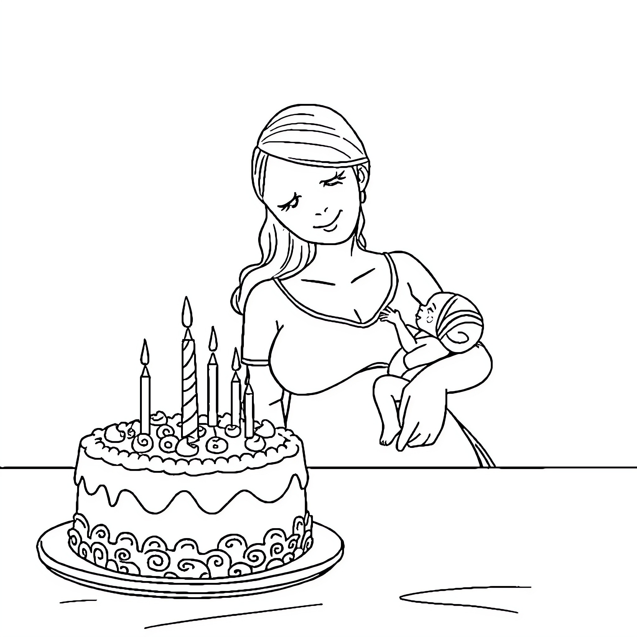 Best Cake Coloring Pages (Free Printable PDF)