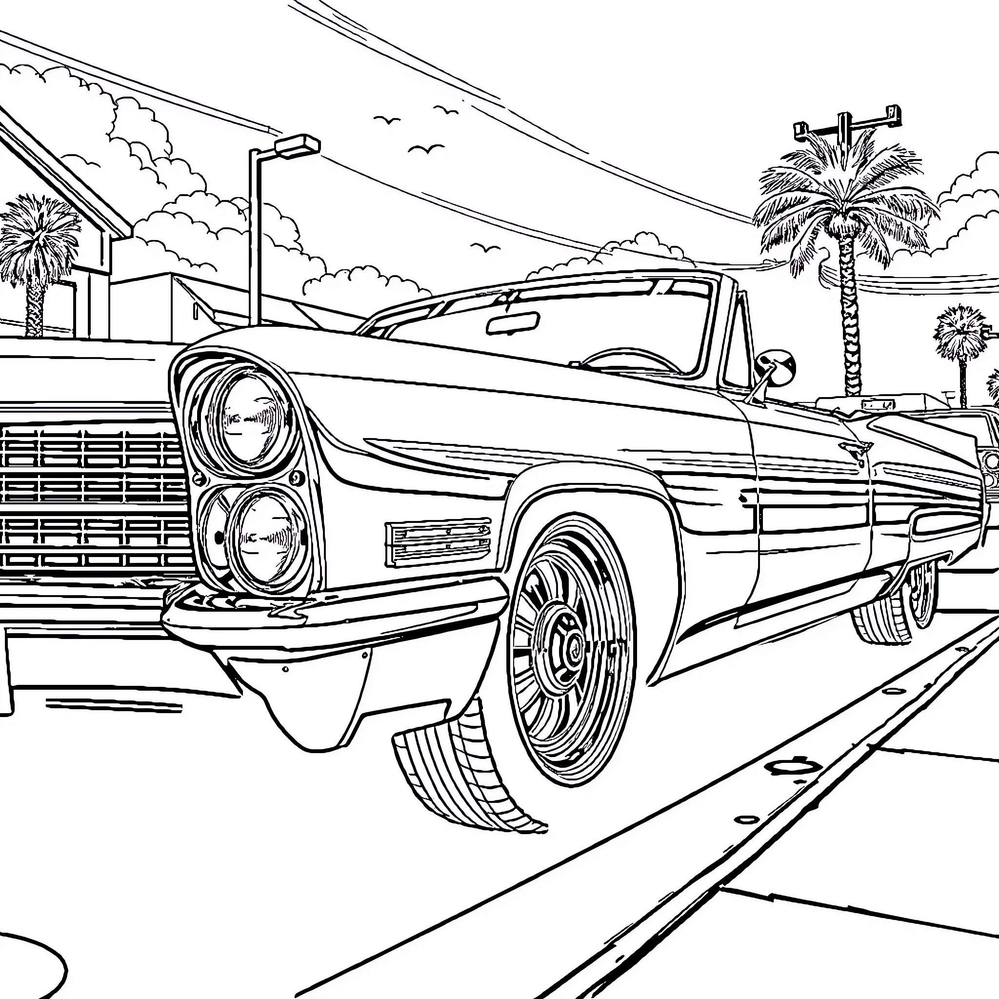 Best Cadillac Coloring Pages (Free Printable PDF)