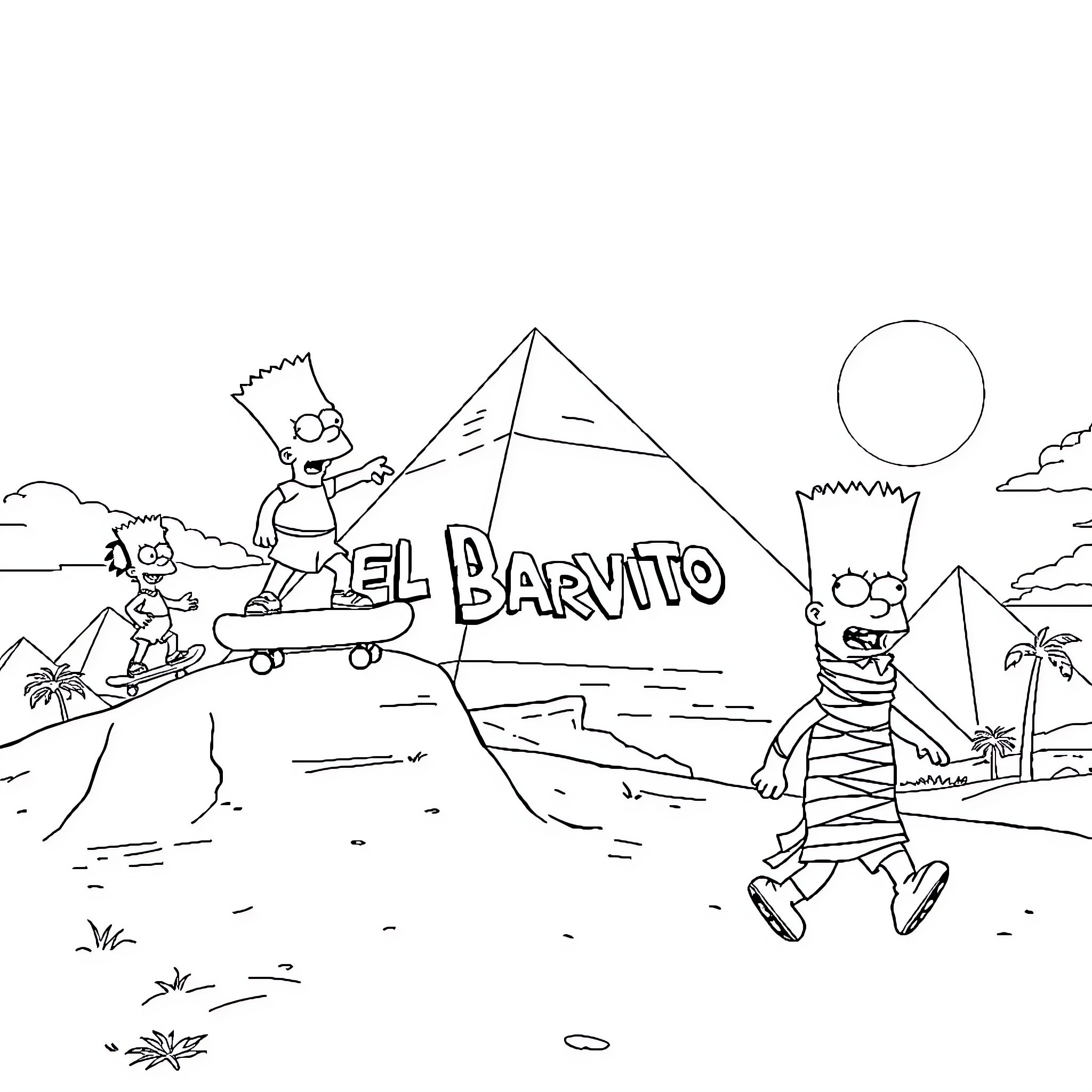116 Best Bart Simpson Coloring Pages (Free Printable PDFs)