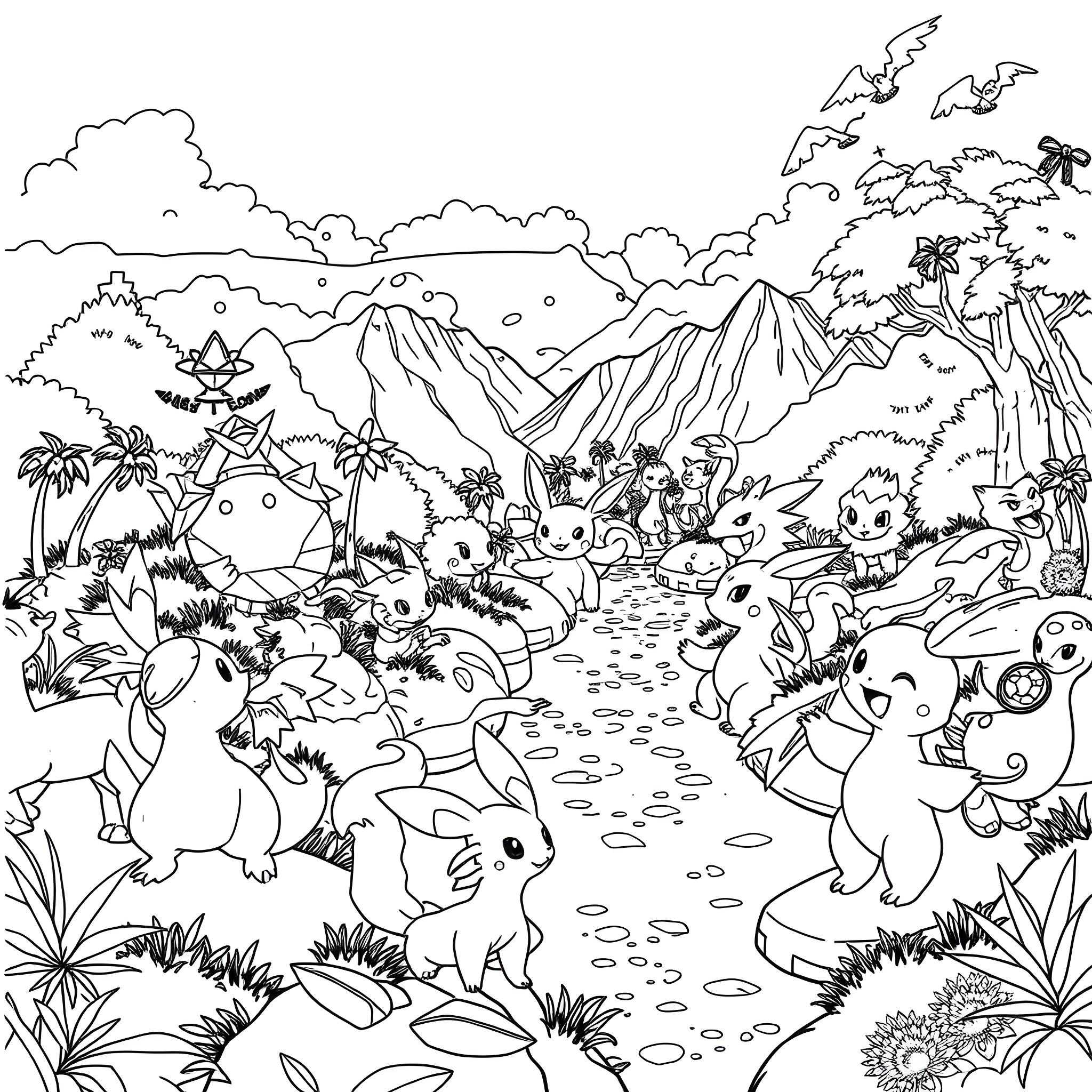 533 Best Pokémon Coloring Pages (Free Printable PDFs)