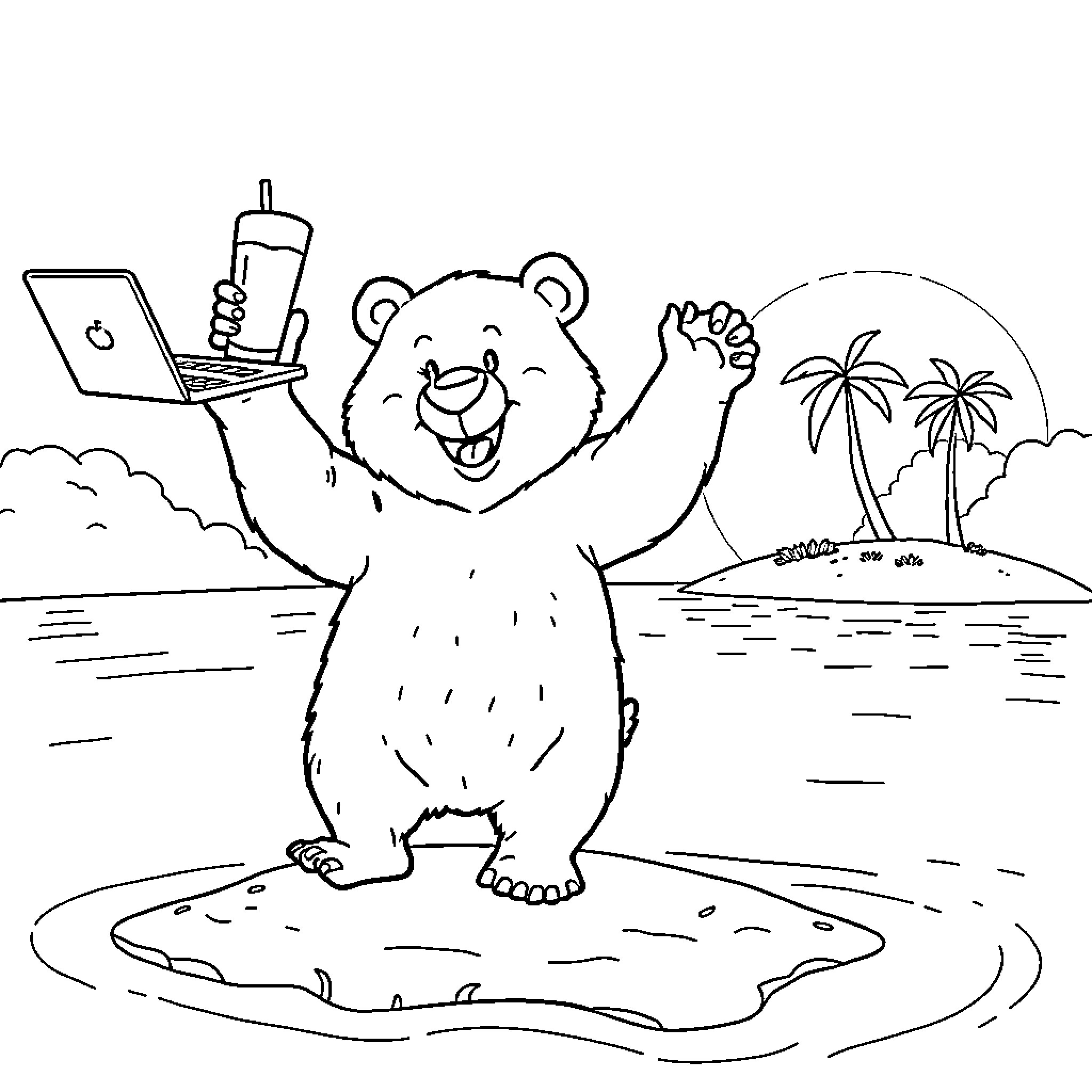 Best Bear Coloring Pages (Free Printable PDF)