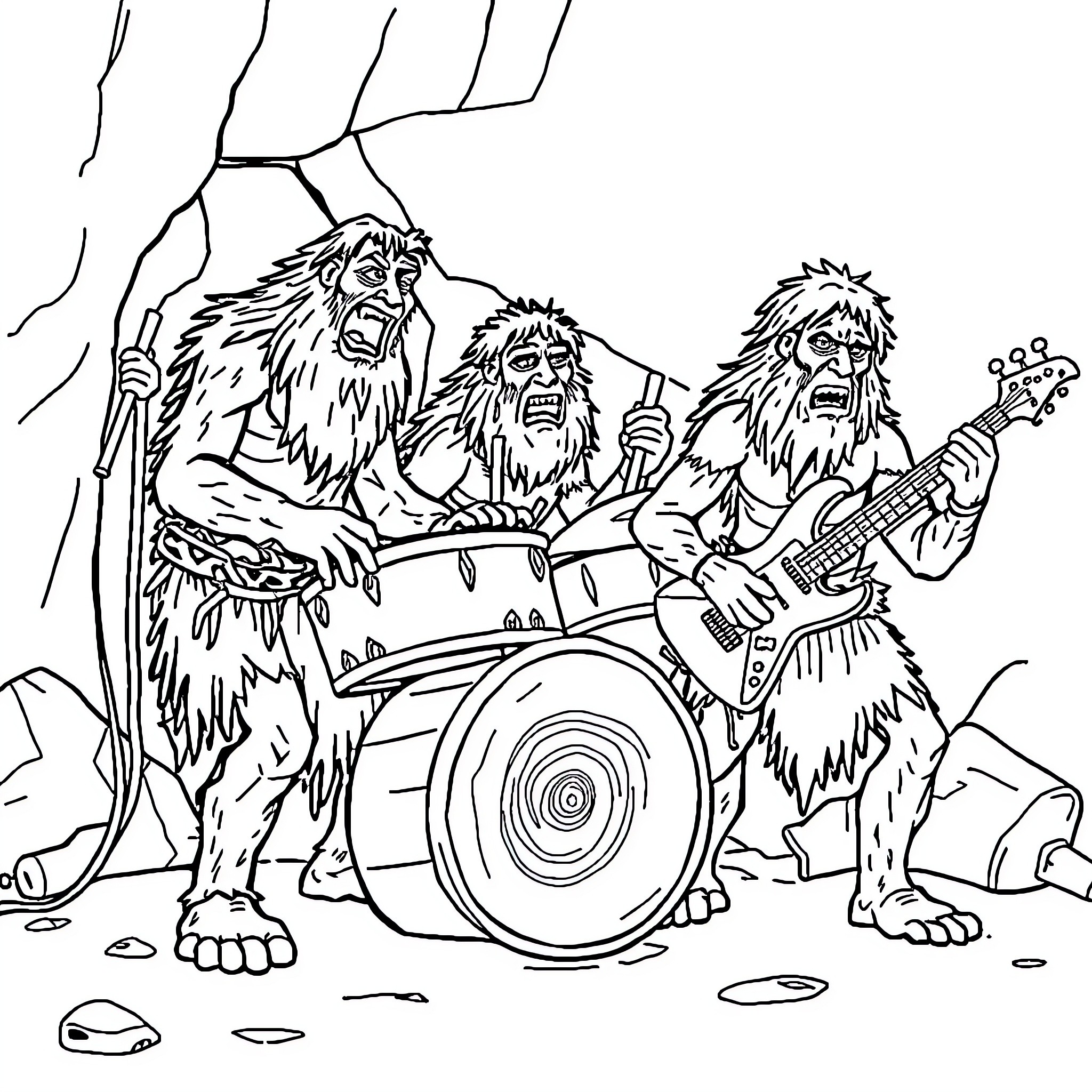 9 Best Caveman Coloring Pages (Free Printable PDFs)