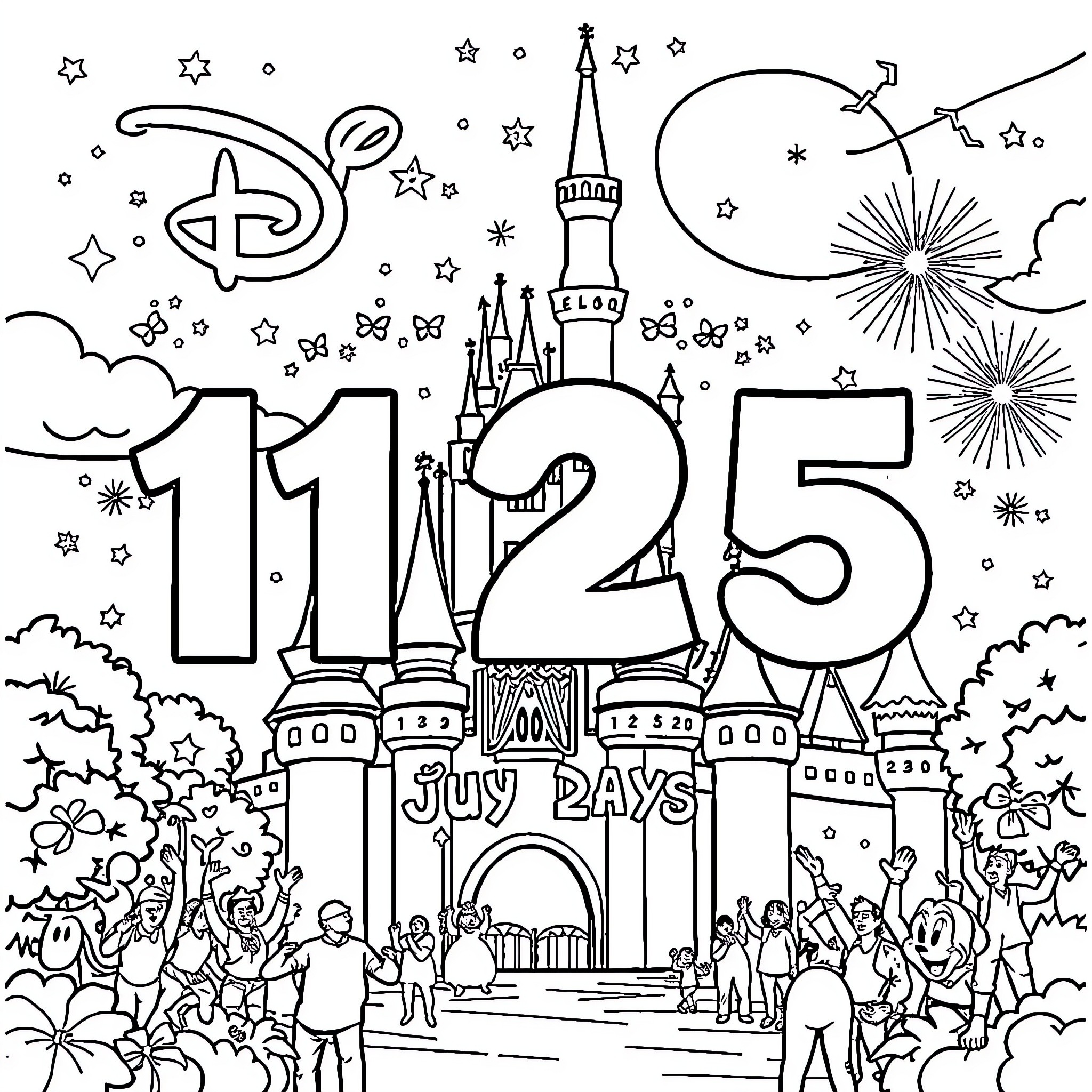 33 Best Disney Coloring Pages (Free Printable PDFs)