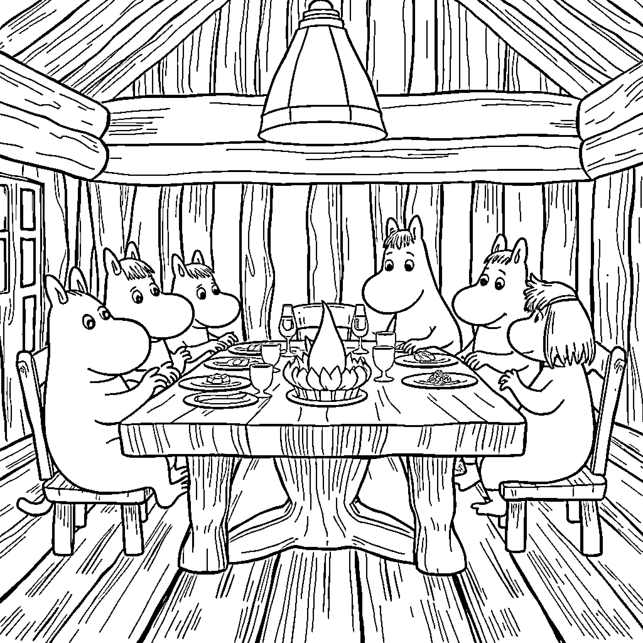 Best Moomin Coloring Pages (Free Printable PDF)