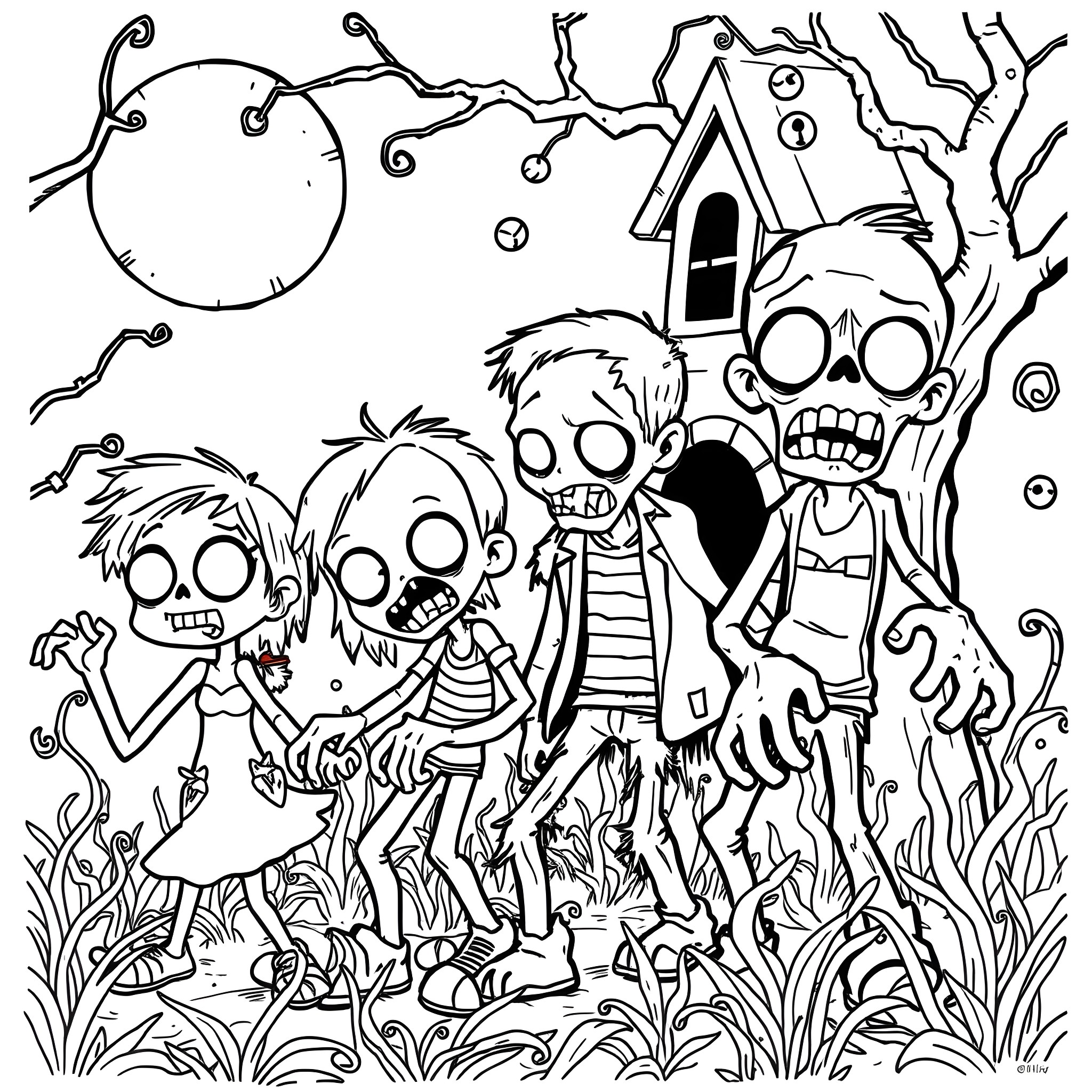 Best Cartoon Character Coloring Pages (Free Printable PDF)