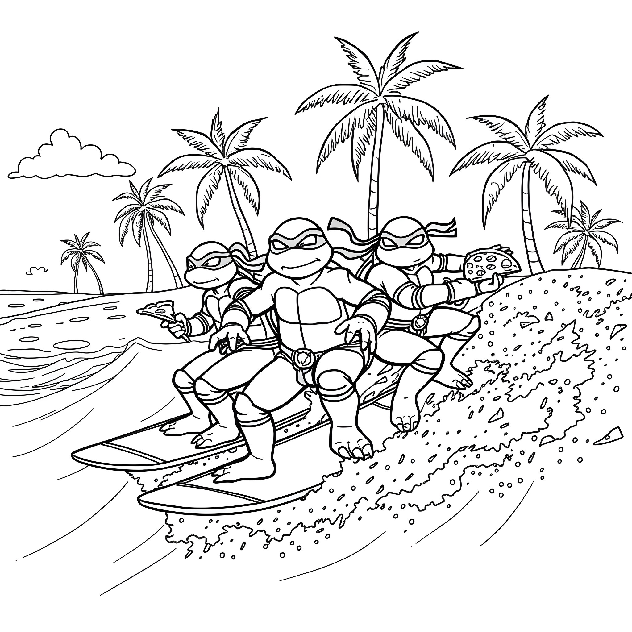 Best TMNT Coloring Pages (Free Printable PDF)