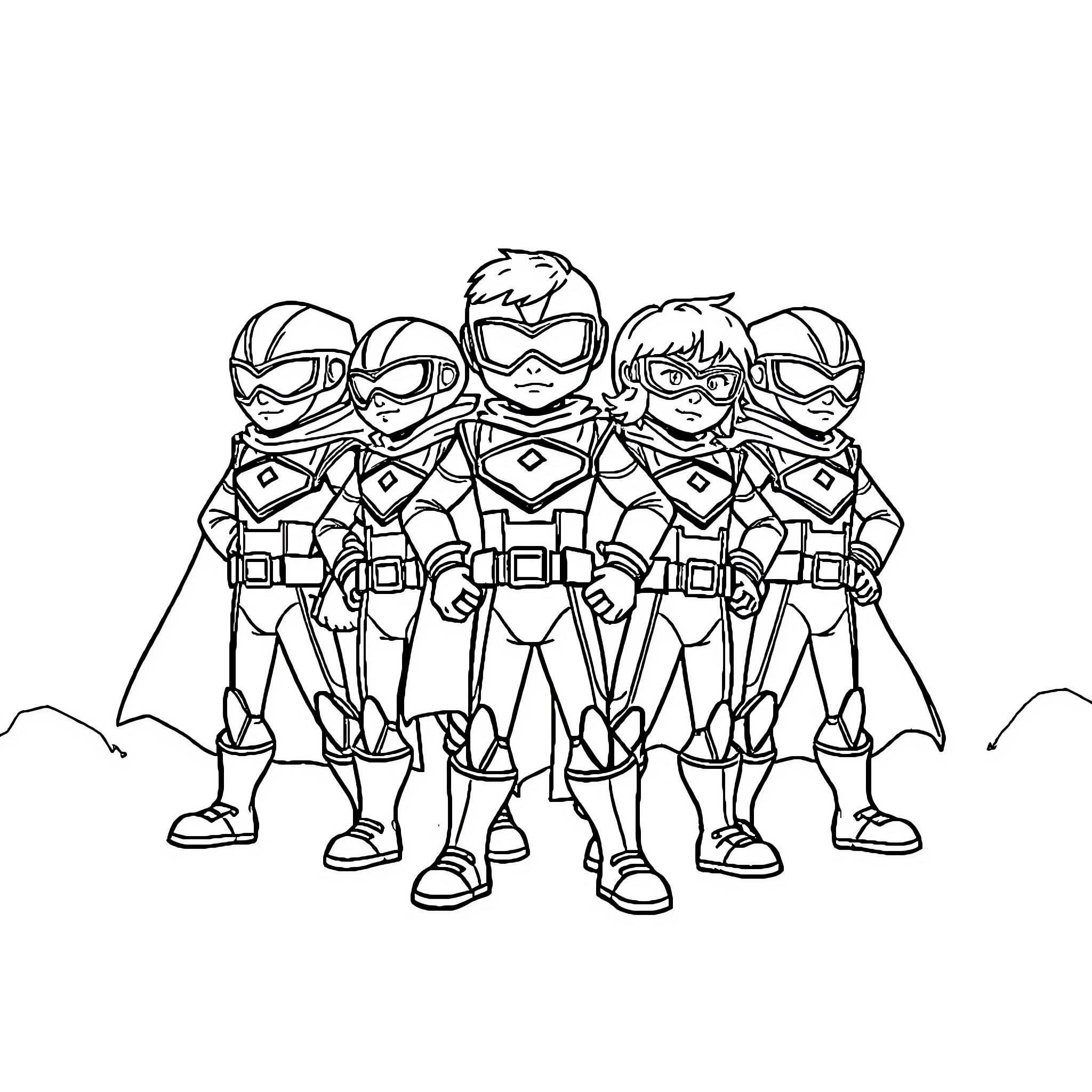 1 Best Miniforce Coloring Pages (Free Printable PDFs)