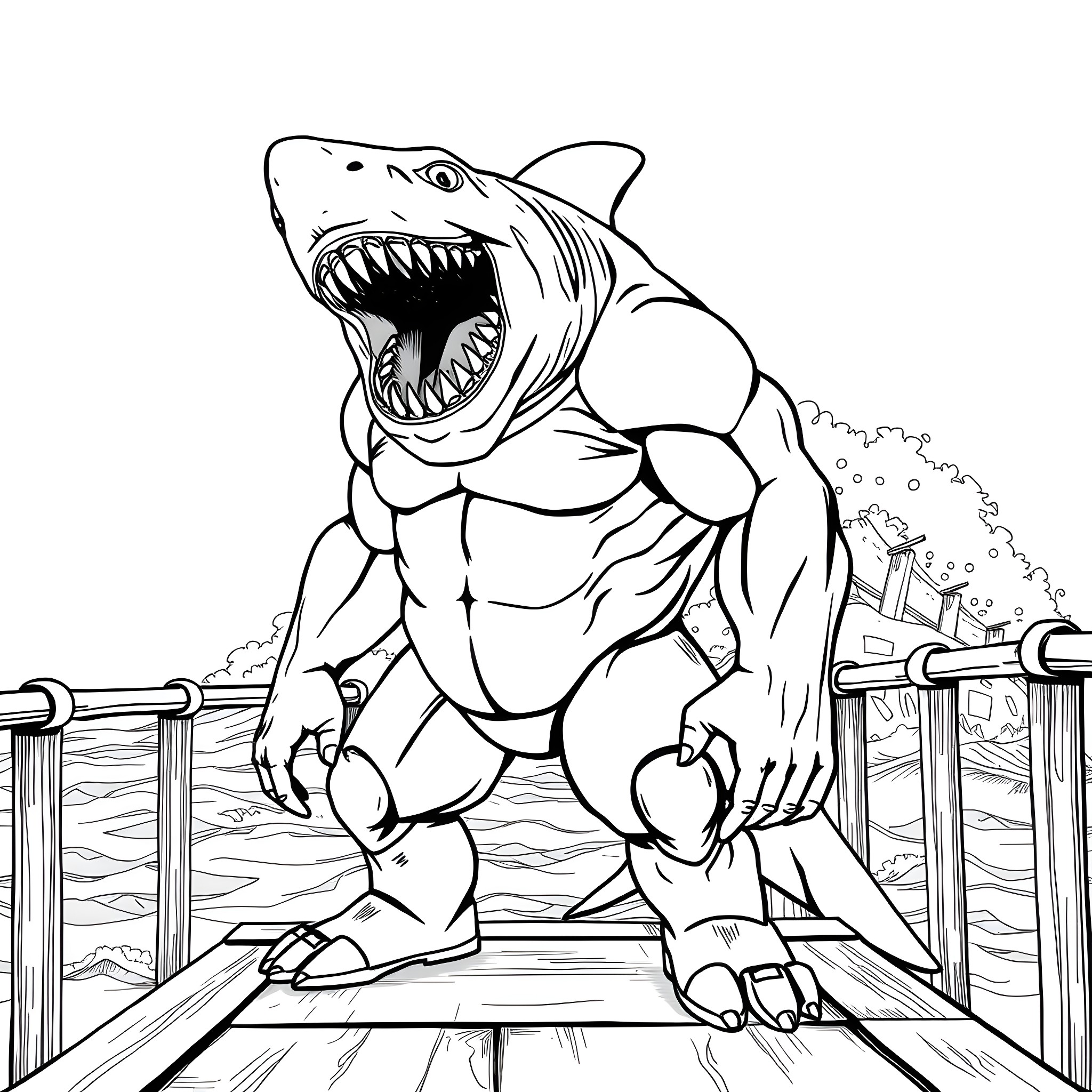 125 Best Shark Coloring Pages (Free Printable PDFs)