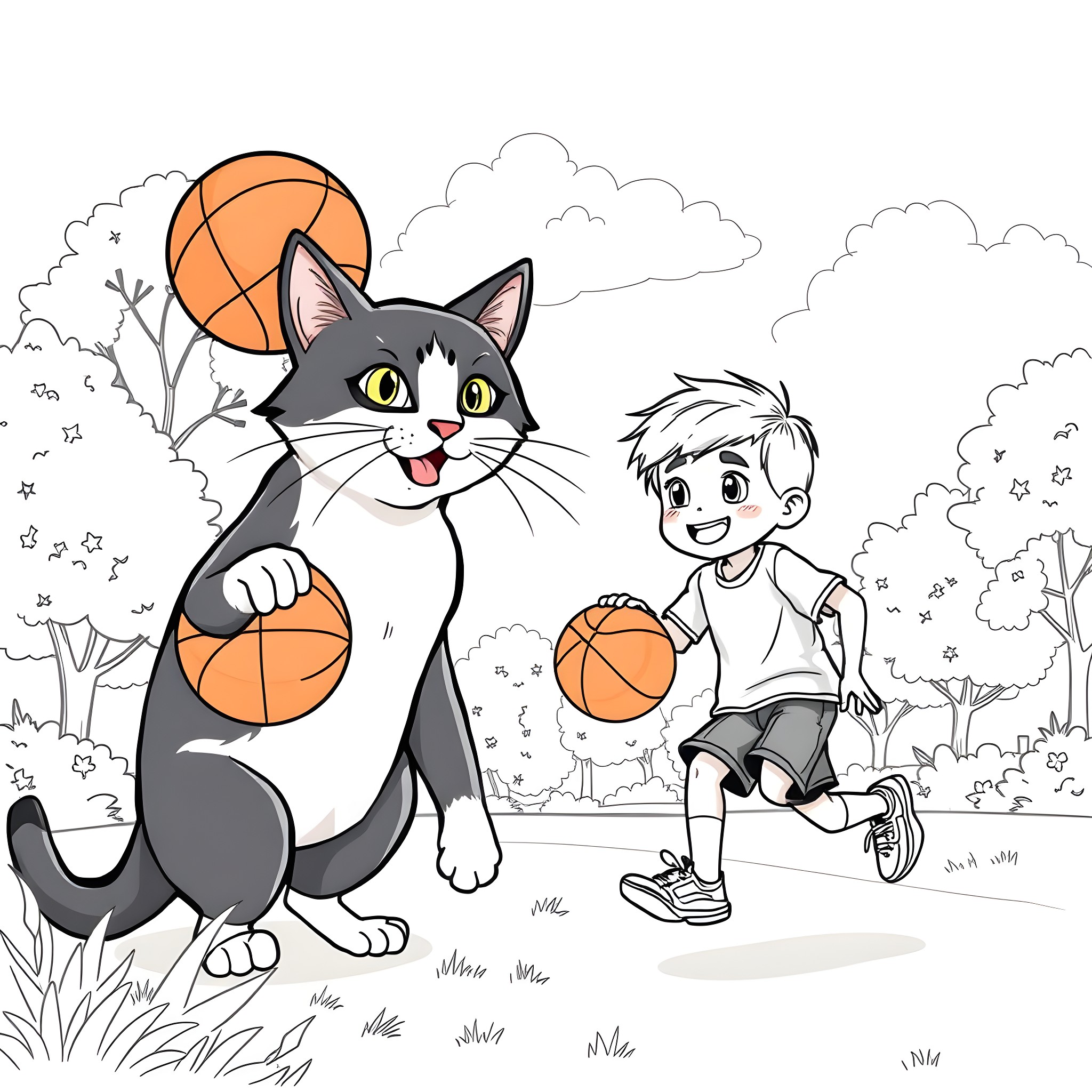 Best Tuxedo Cat Coloring Pages (Free Printable PDF)