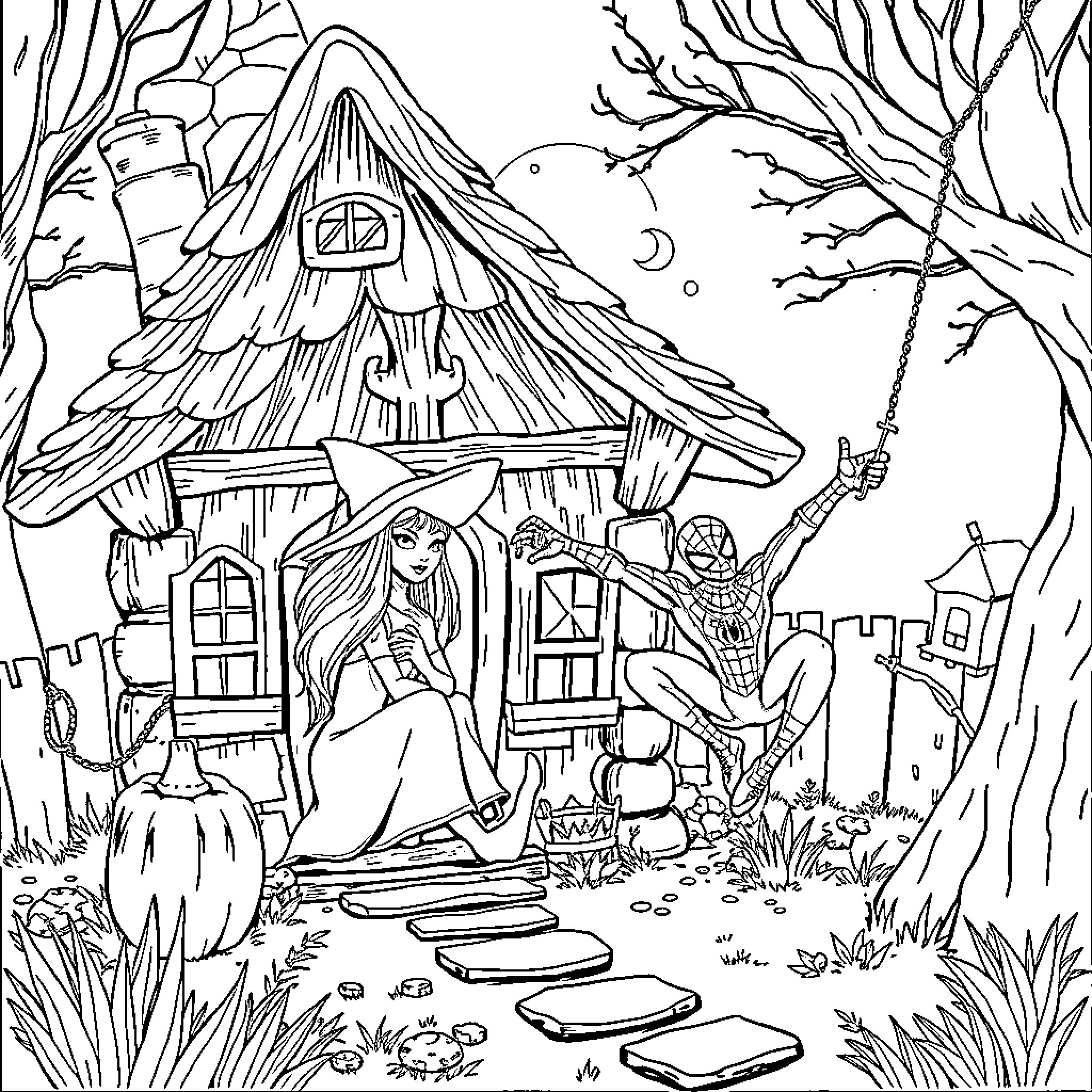Best Witch Coloring Pages (Free Printable PDF)