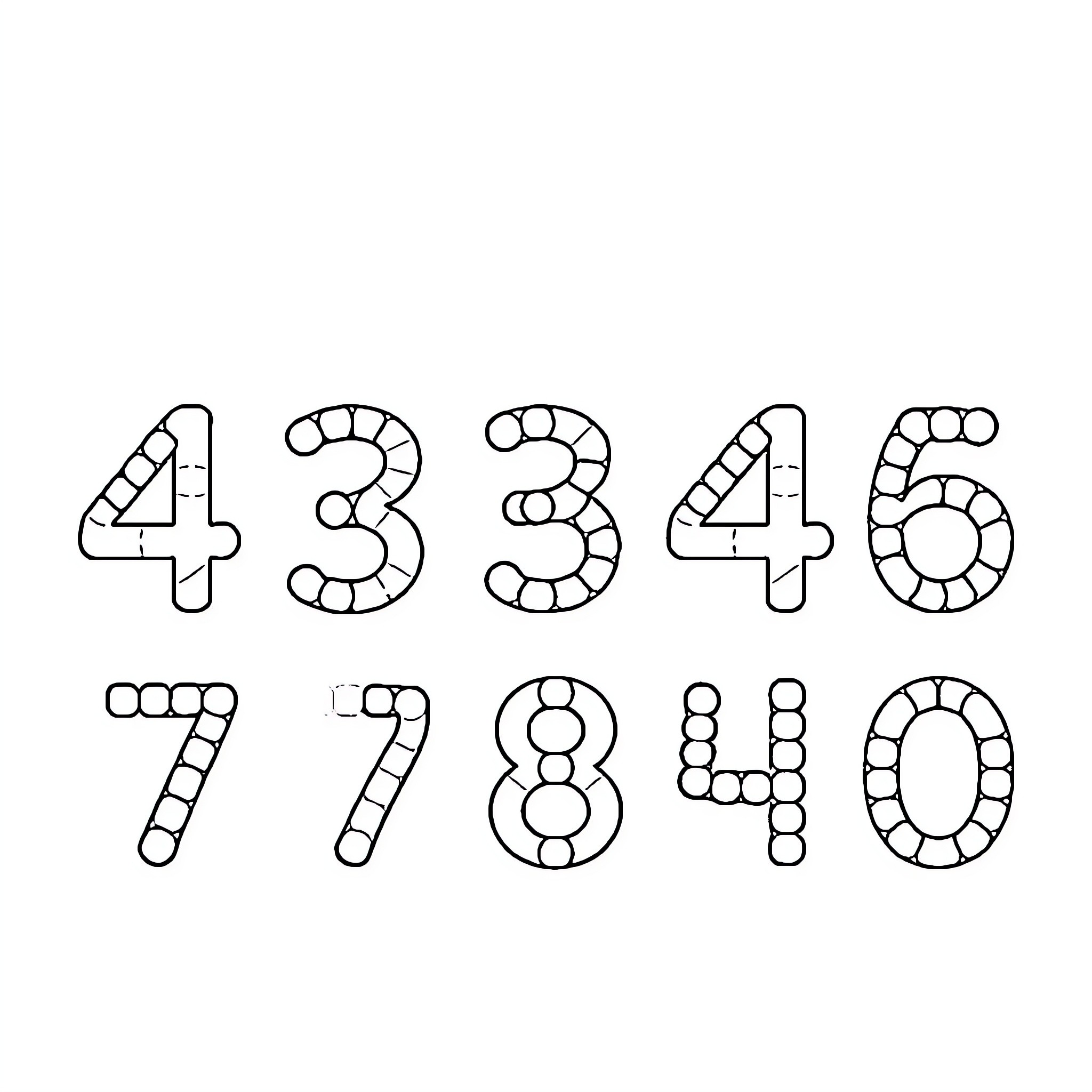 Best Number Coloring Pages (Free Printable PDF)