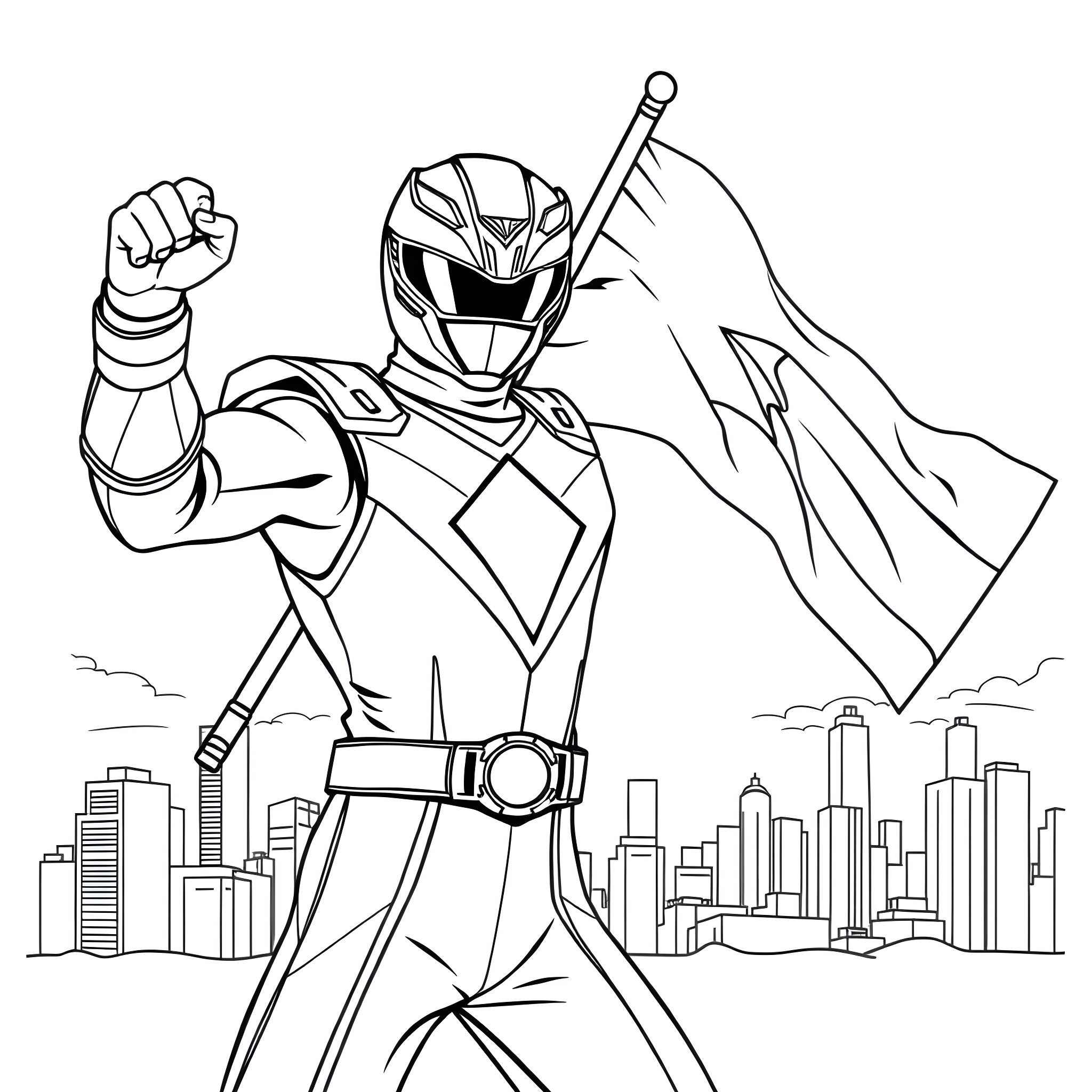 Best Power Ranger Coloring Pages (Free Printable PDF)