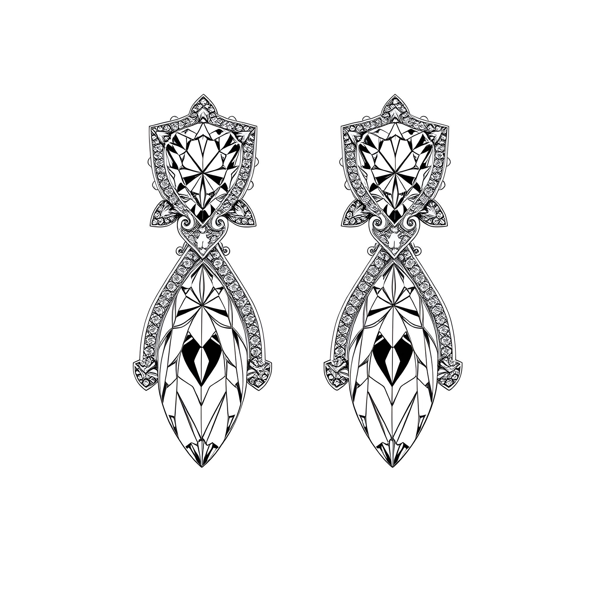 Best Earring Coloring Pages (Free Printable PDF)