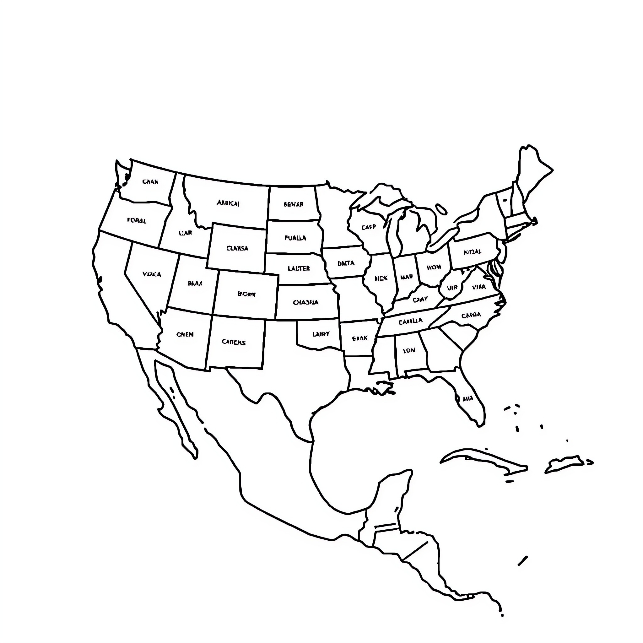 Best Political Map Coloring Pages (Free Printable PDF)