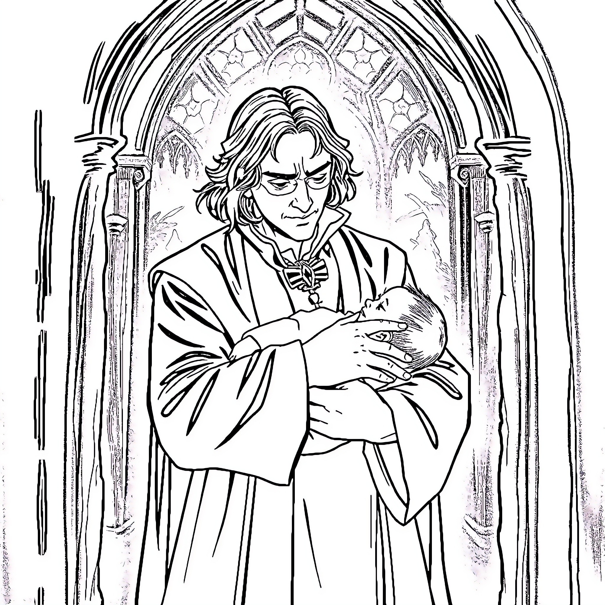 Best Severus Snape Coloring Pages (Free Printable PDF)