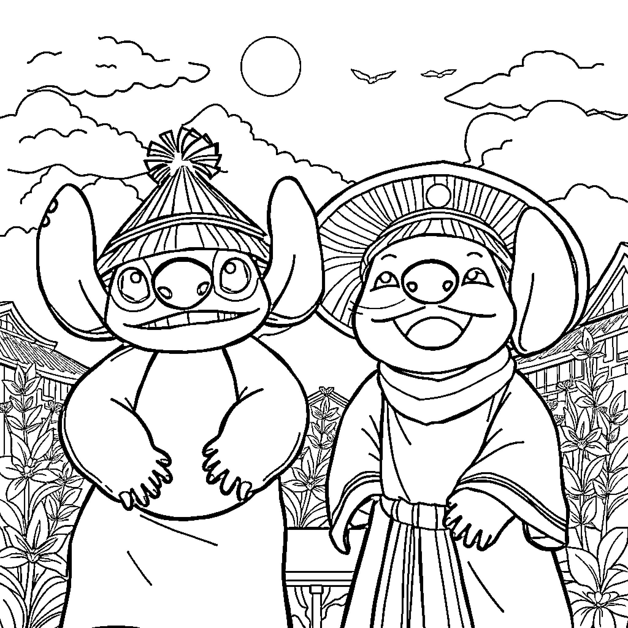 Best Stitch Coloring Pages (Free Printable PDF)