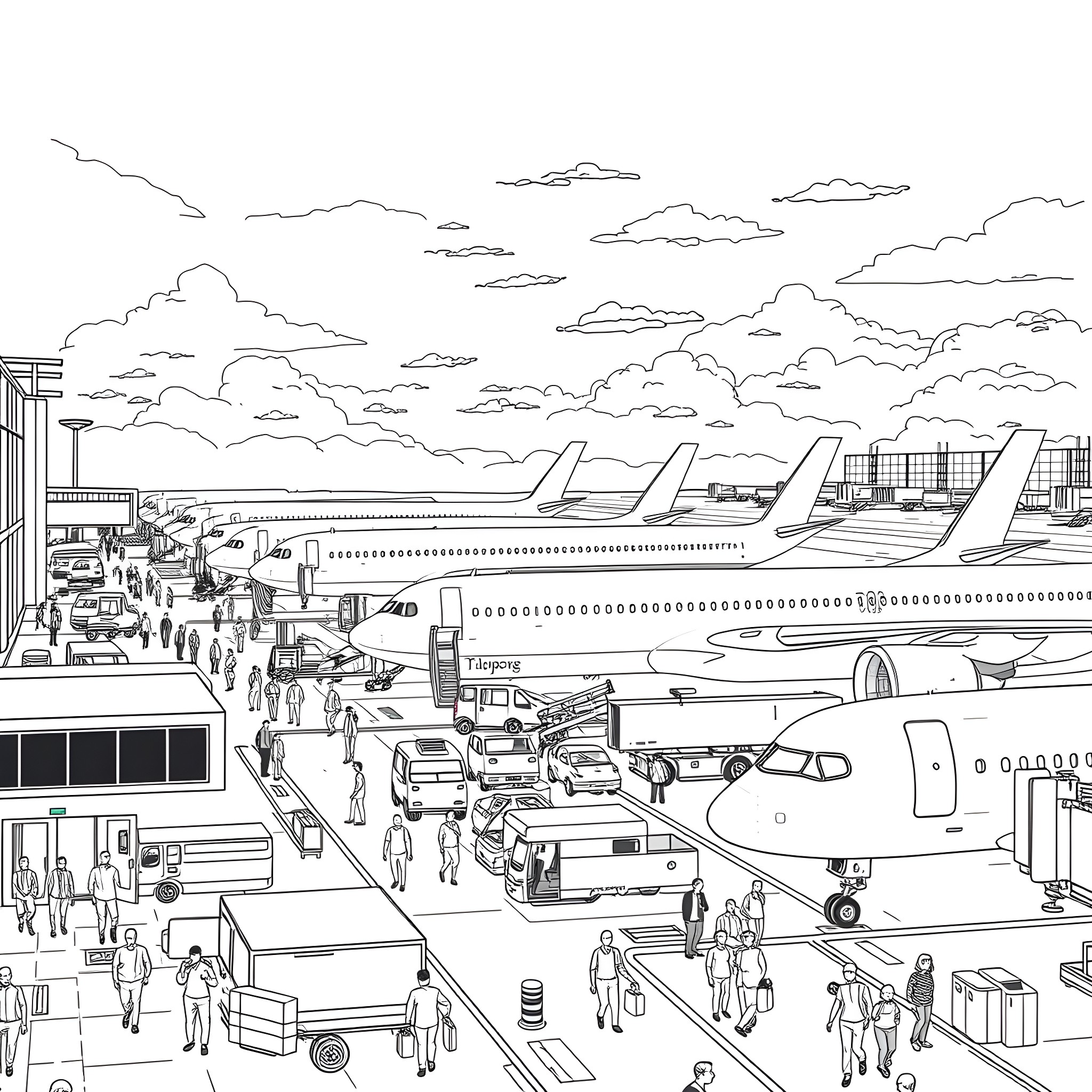 Best Airplane Coloring Pages (Free Printable PDF)