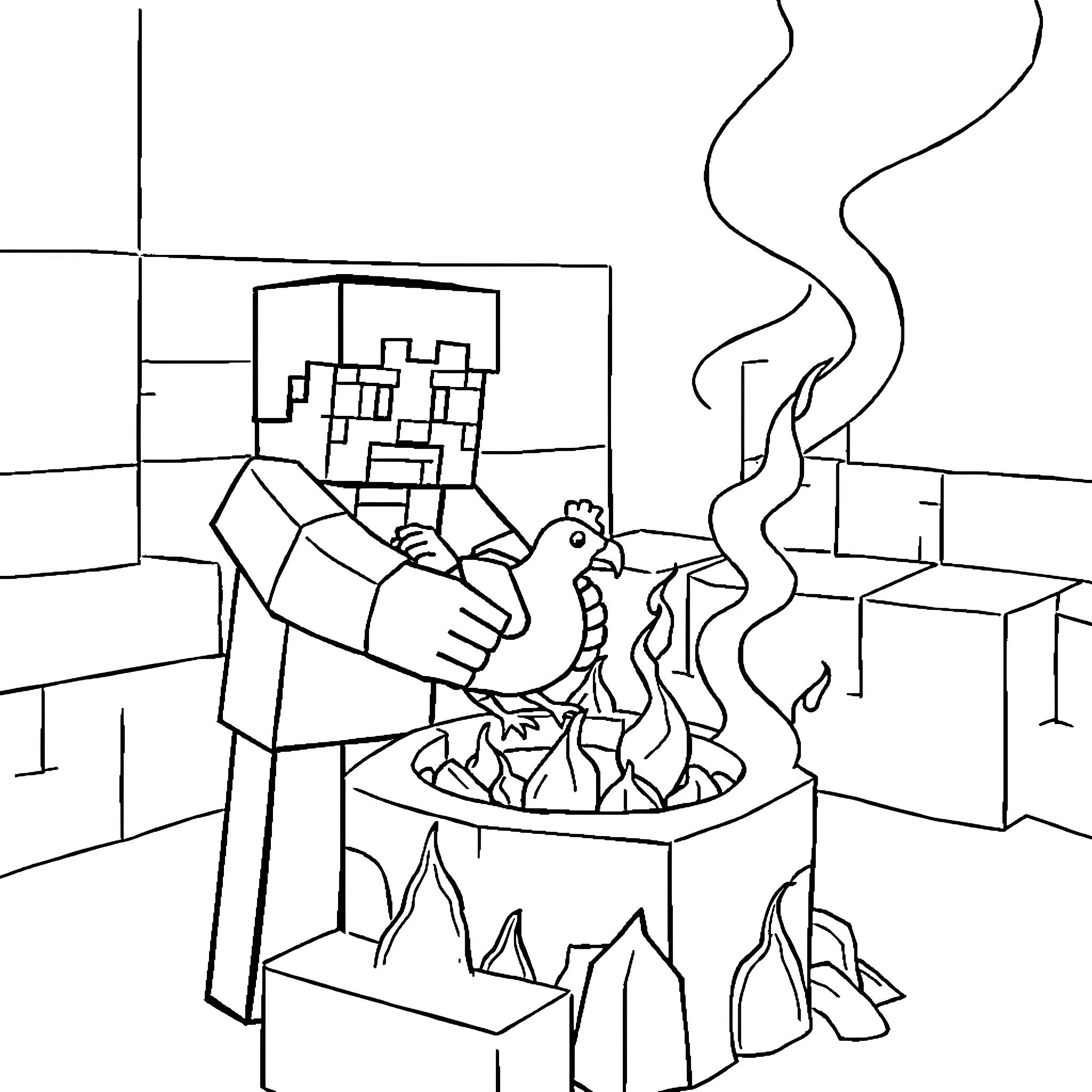 Best Minecraft Steve Coloring Pages (Free Printable PDF)