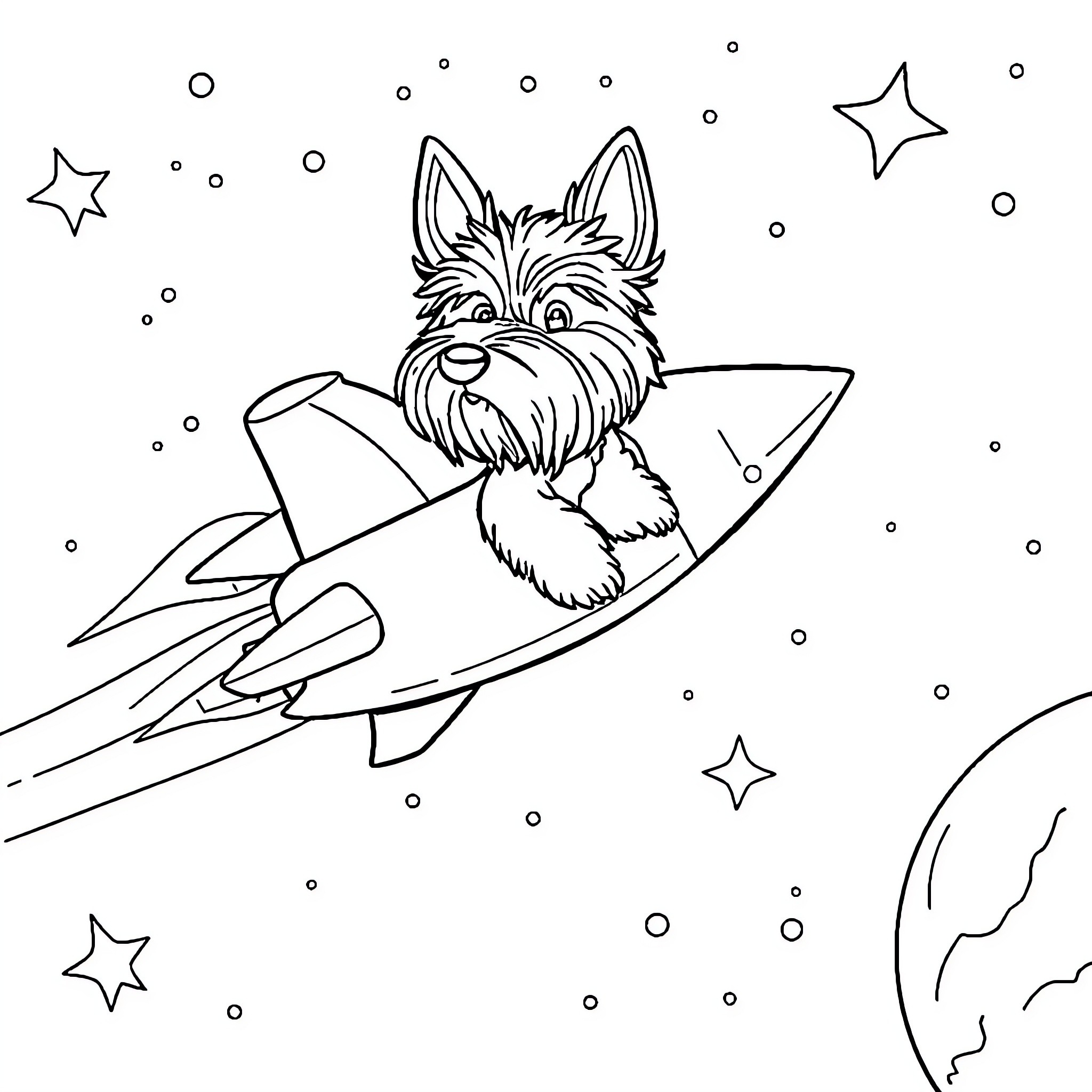 3 Best Scottie Dog Coloring Pages (Free Printable PDFs)