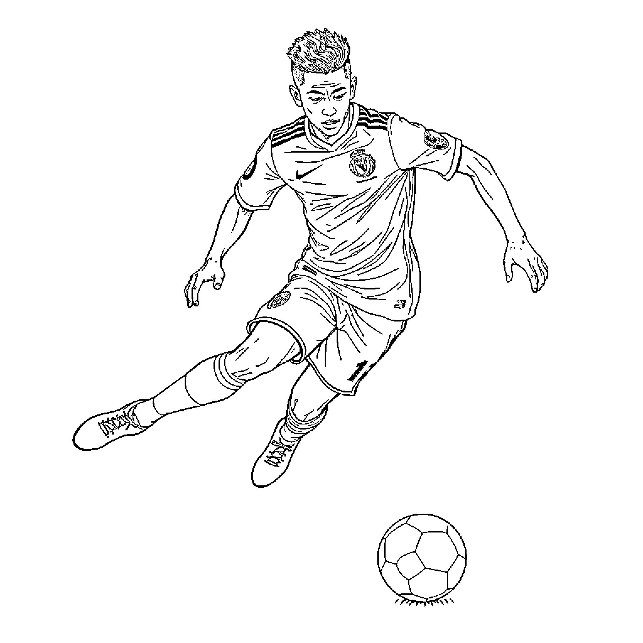 Best Vinicius Junior Coloring Pages (Free Printable PDF)