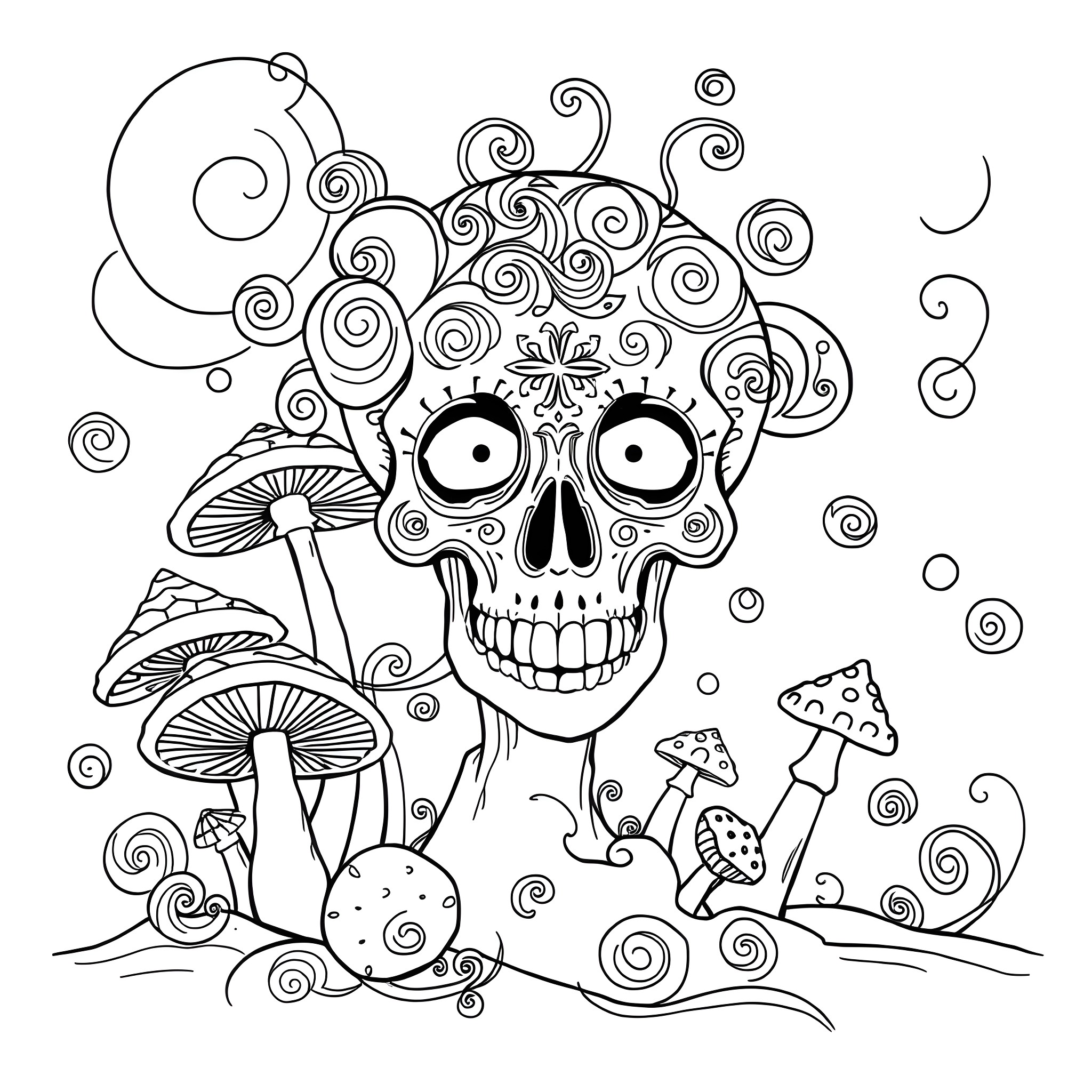 92 Best Skull Coloring Pages (Free Printable PDFs)