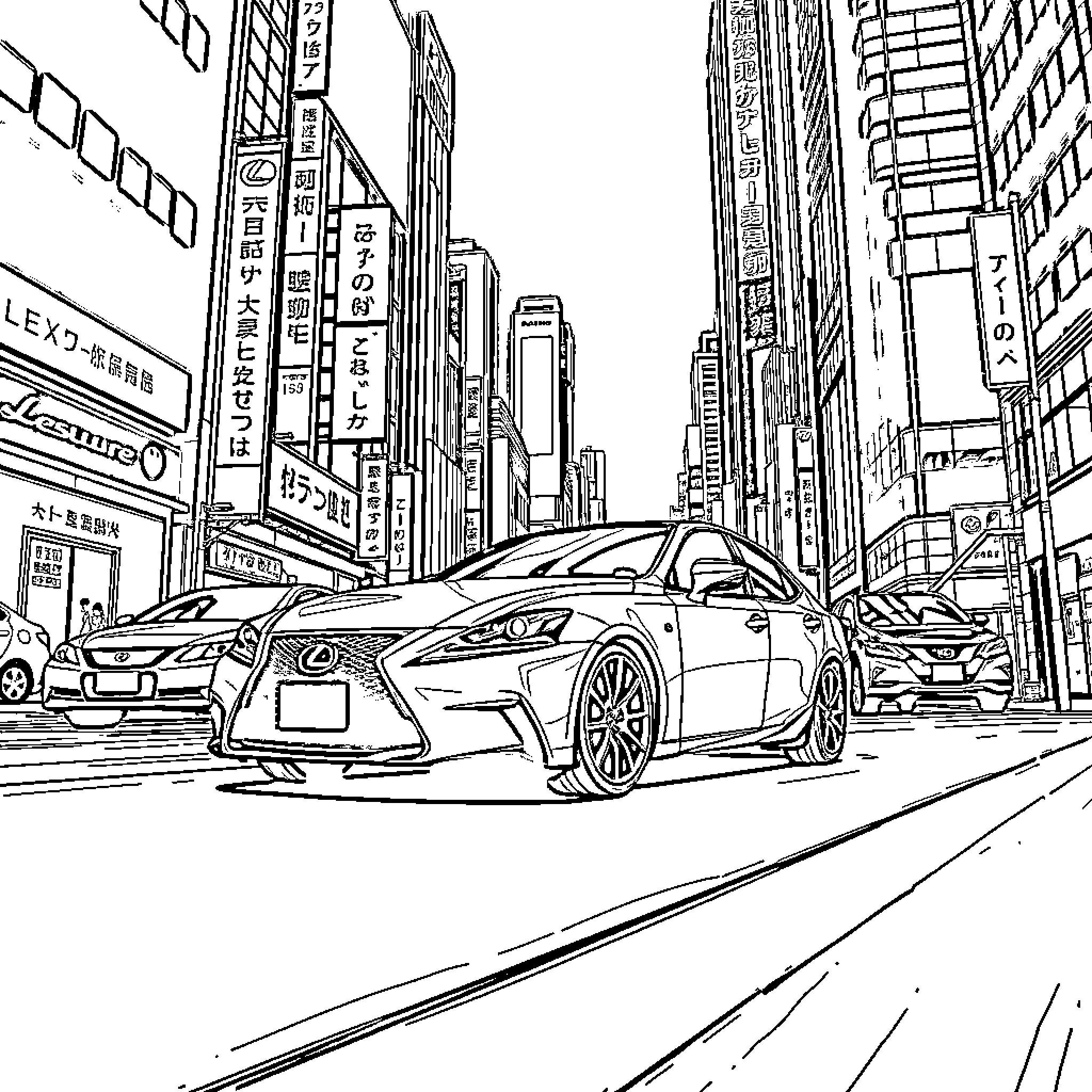 Best Lexus Coloring Pages (Free Printable PDF)