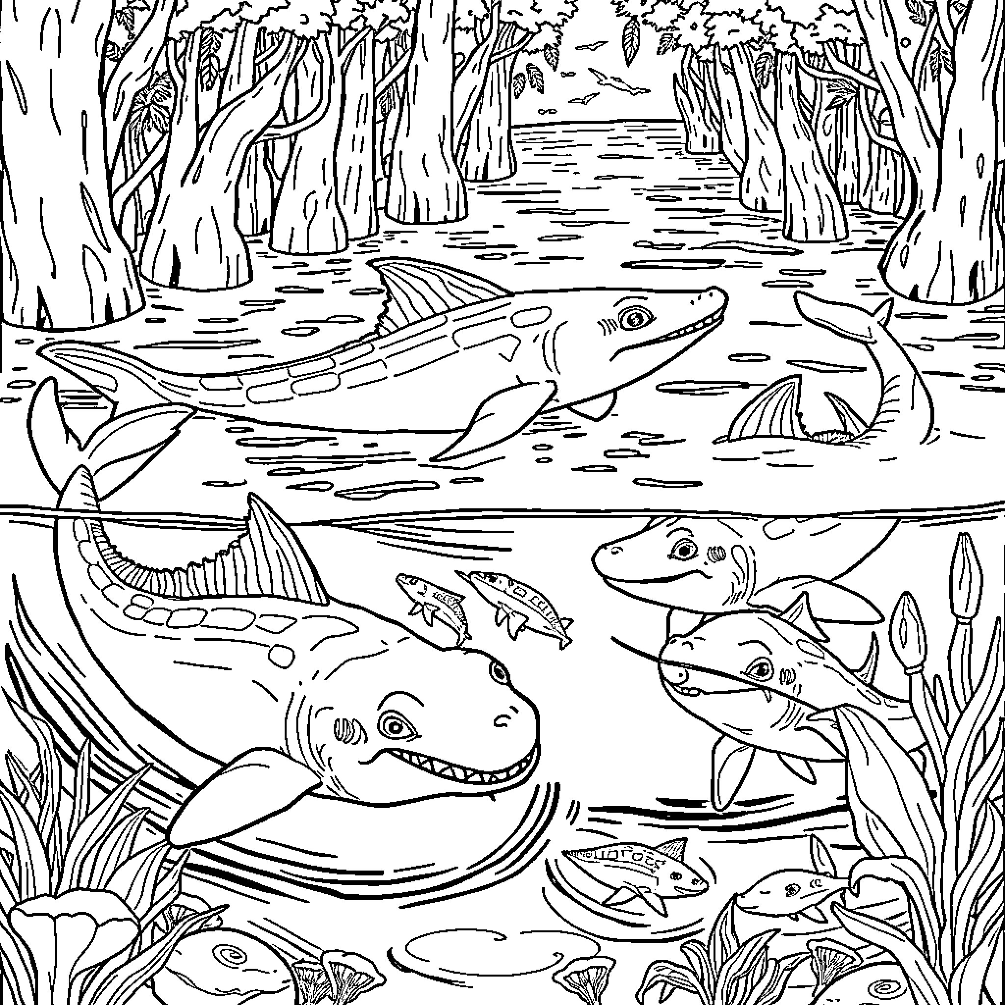 Best Pirarucu Coloring Pages (Free Printable PDF)