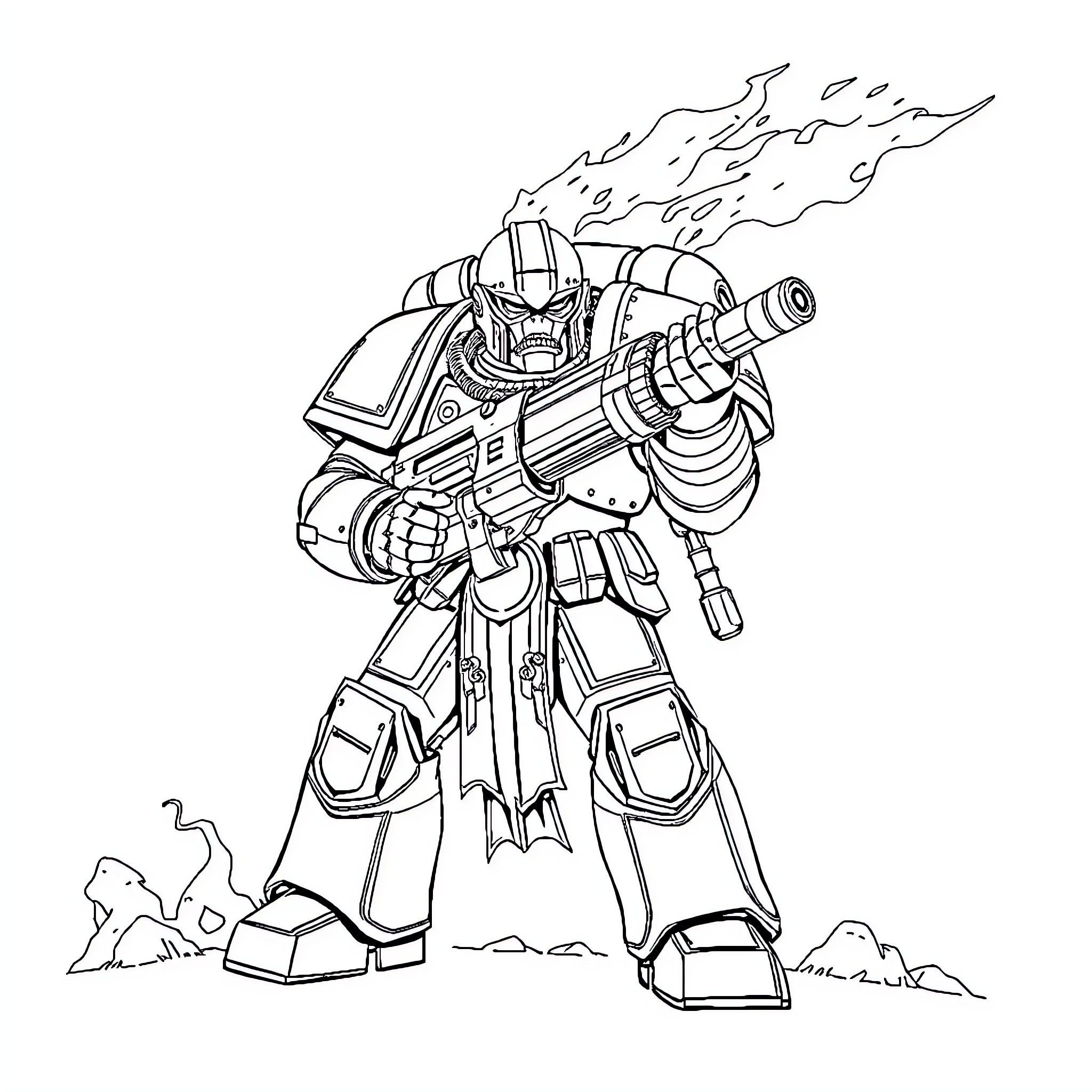 Best Space Marine Coloring Pages (Free Printable PDF)