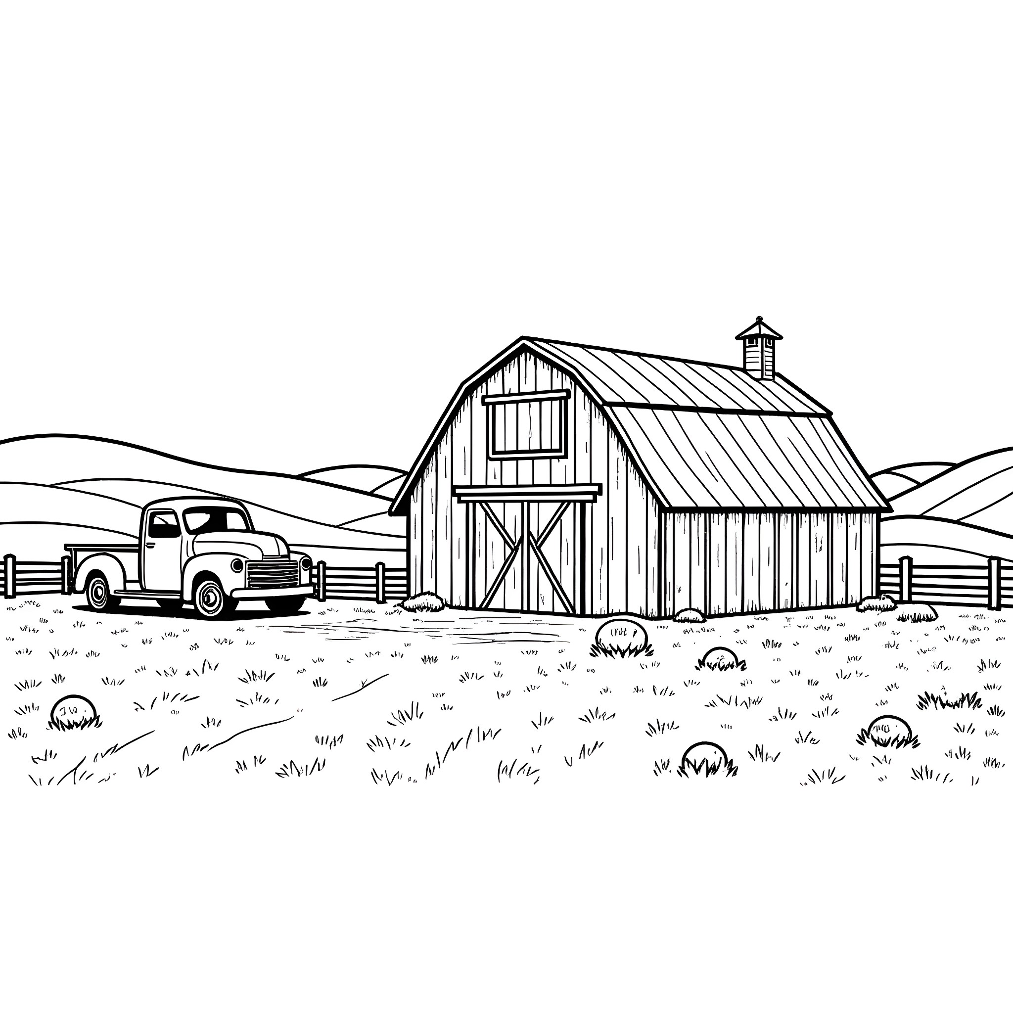 Best Barn Coloring Pages (Free Printable PDF)