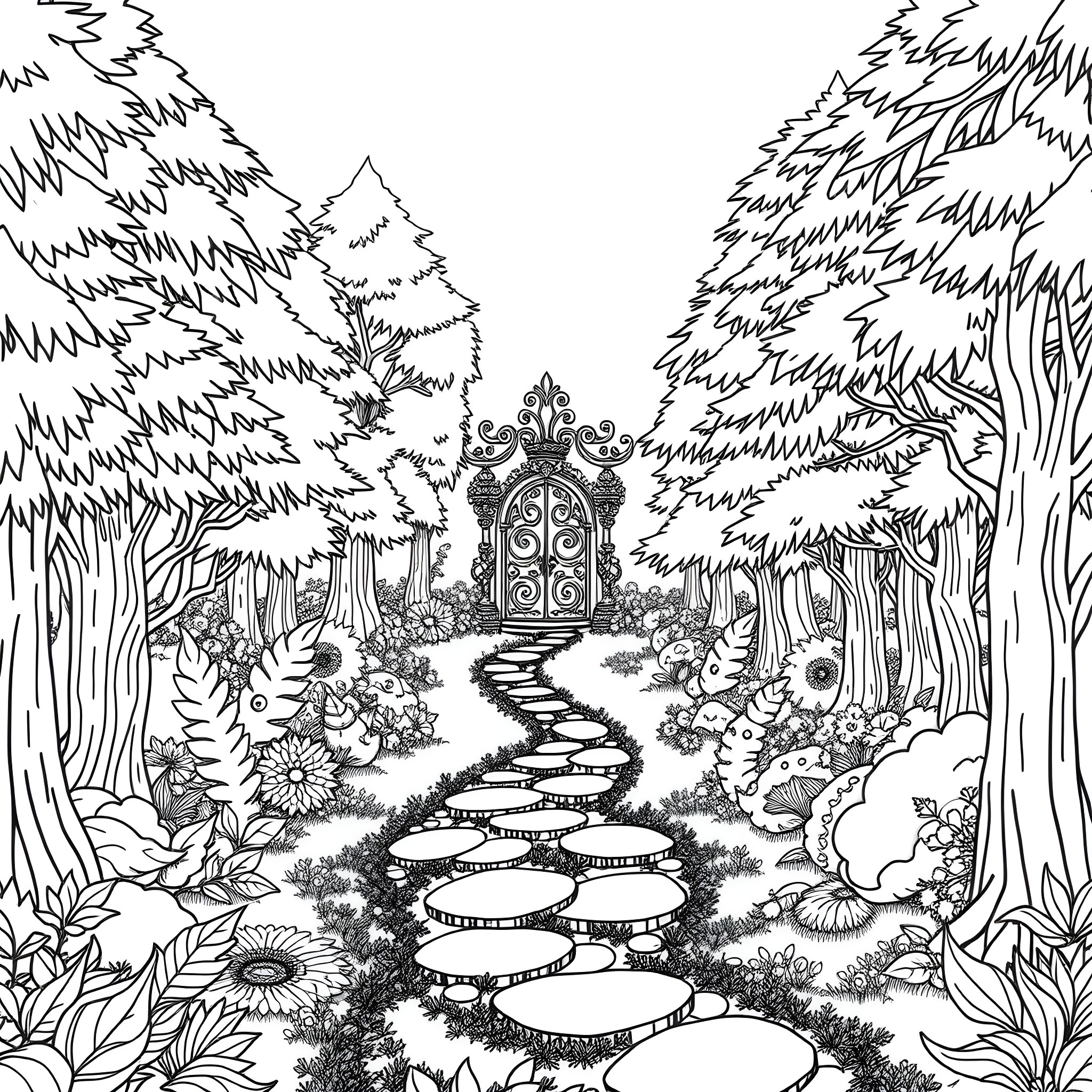 4 Best Path Coloring Pages (Free Printable PDFs)