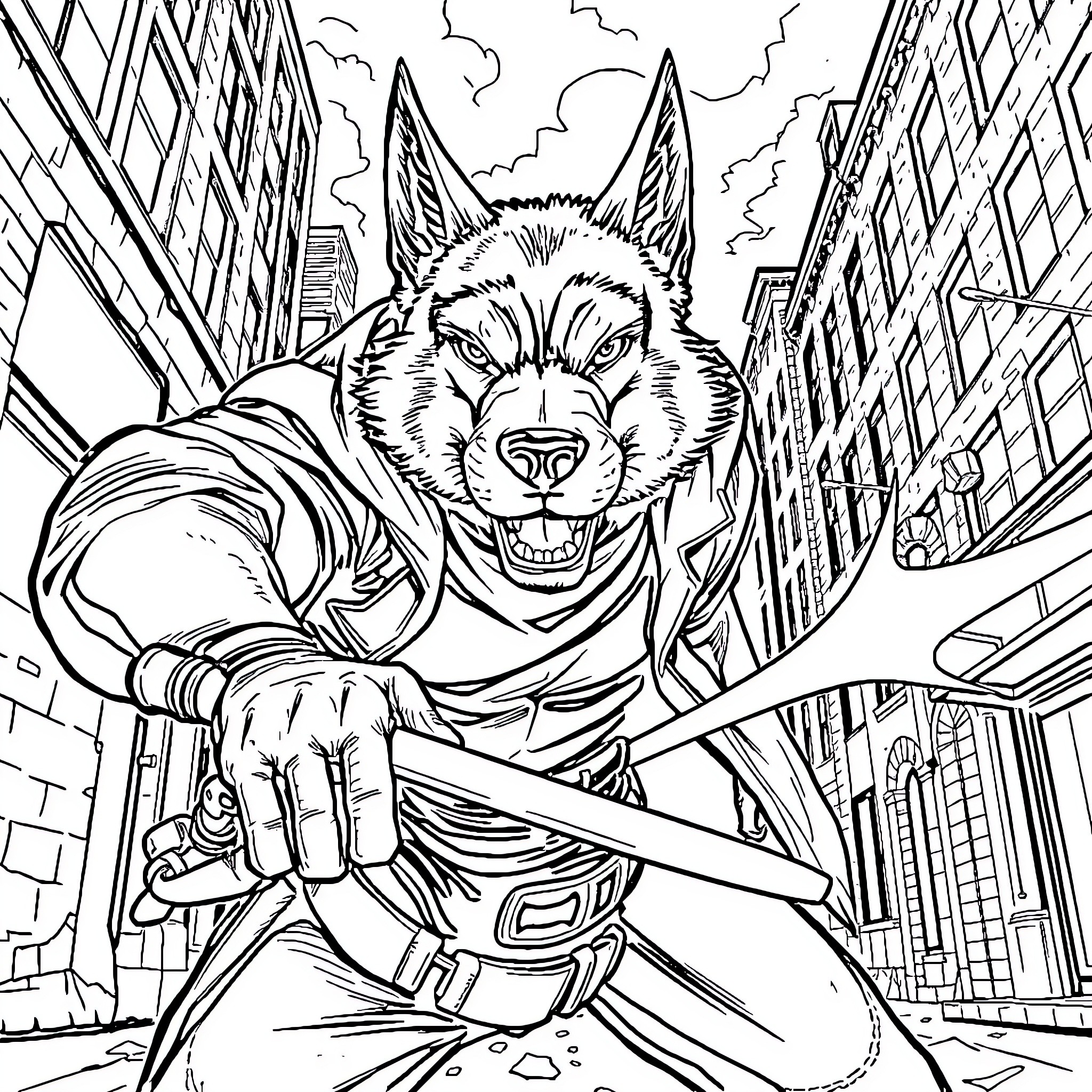 Best Dogman Coloring Pages (Free Printable PDF)