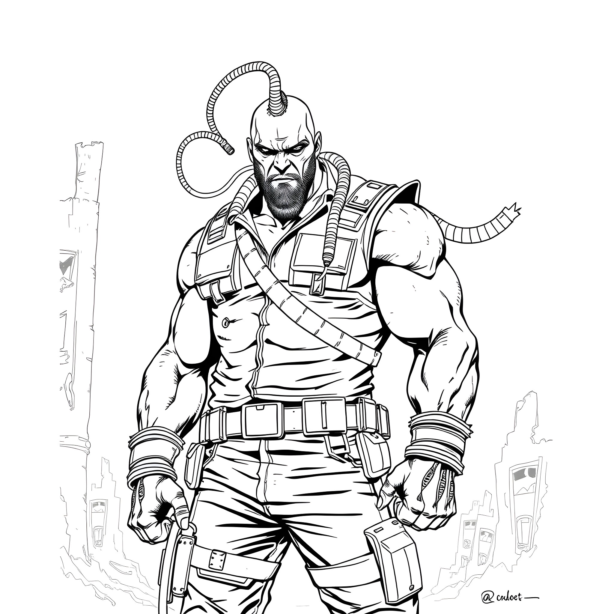 Best Bane Coloring Pages (Free Printable PDF)