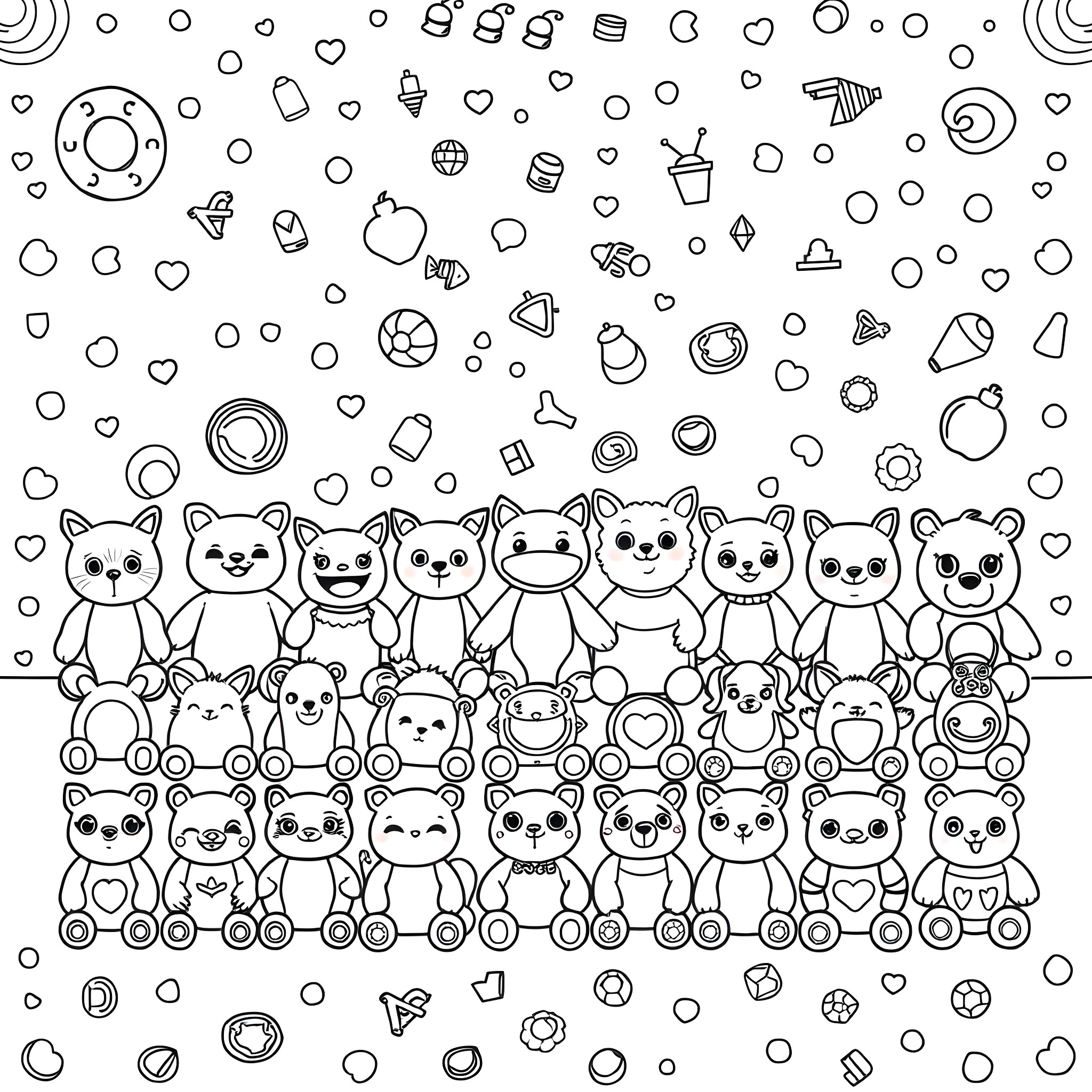 Best Toy Coloring Pages (Free Printable PDF)
