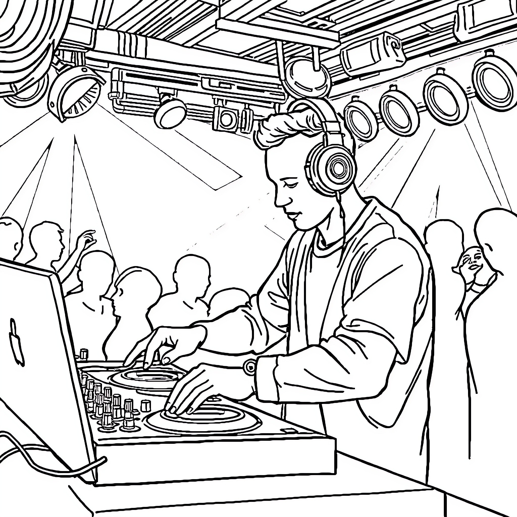 Best DJ Coloring Pages (Free Printable PDF)