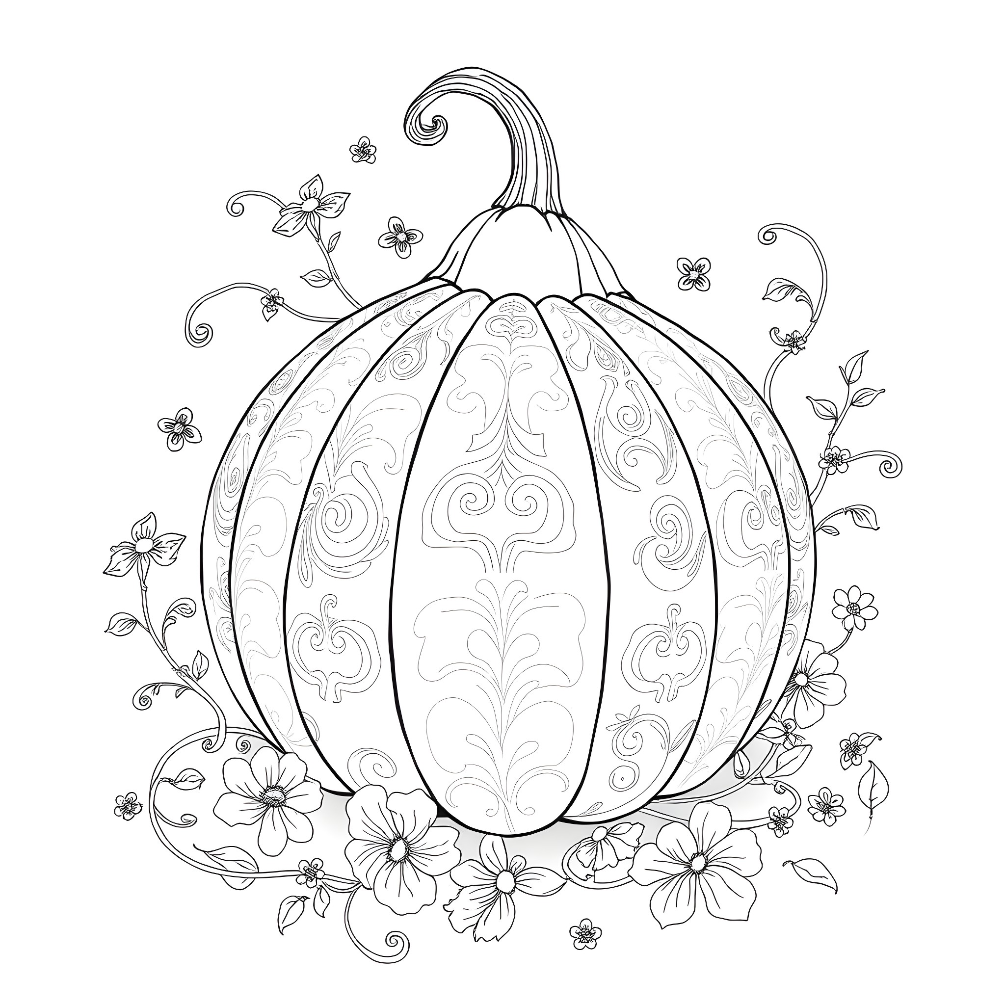 Best Gourd Coloring Pages (Free Printable PDF)