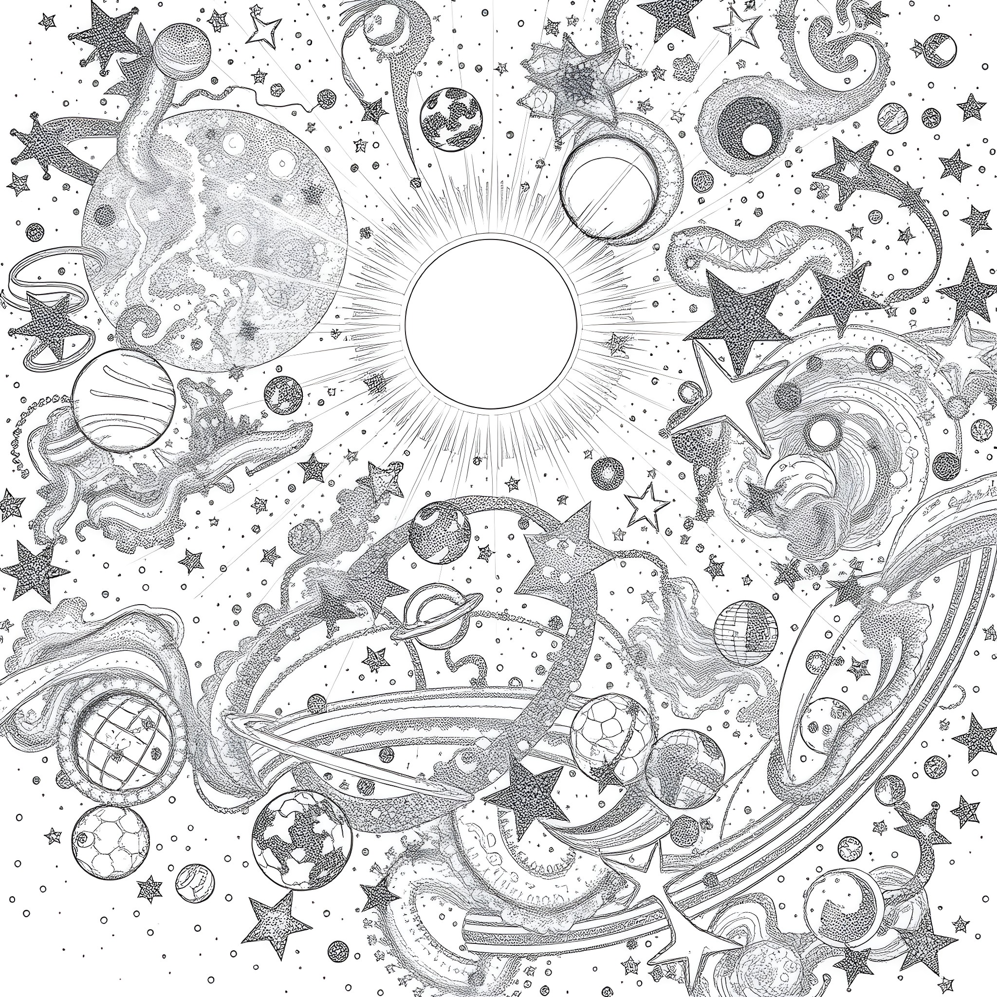 Best Space Coloring Pages (Free Printable PDF)