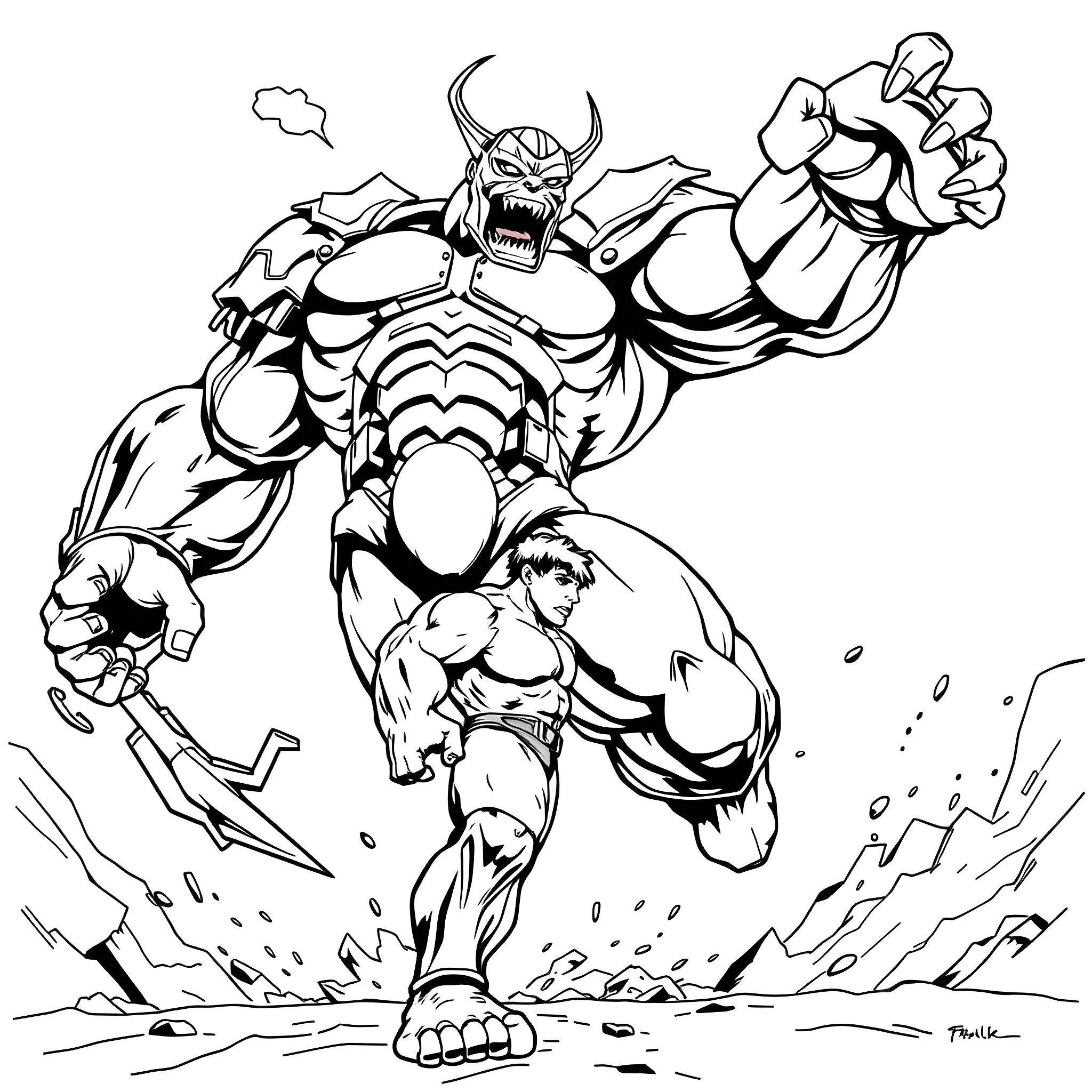 Best Abomination Coloring Pages (Free Printable PDF)