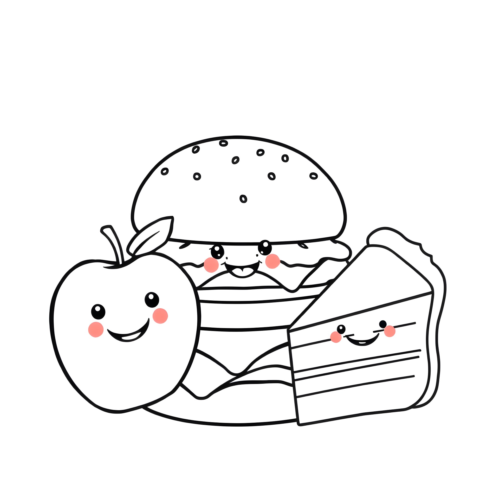 Best Food Coloring Pages (Free Printable PDF)