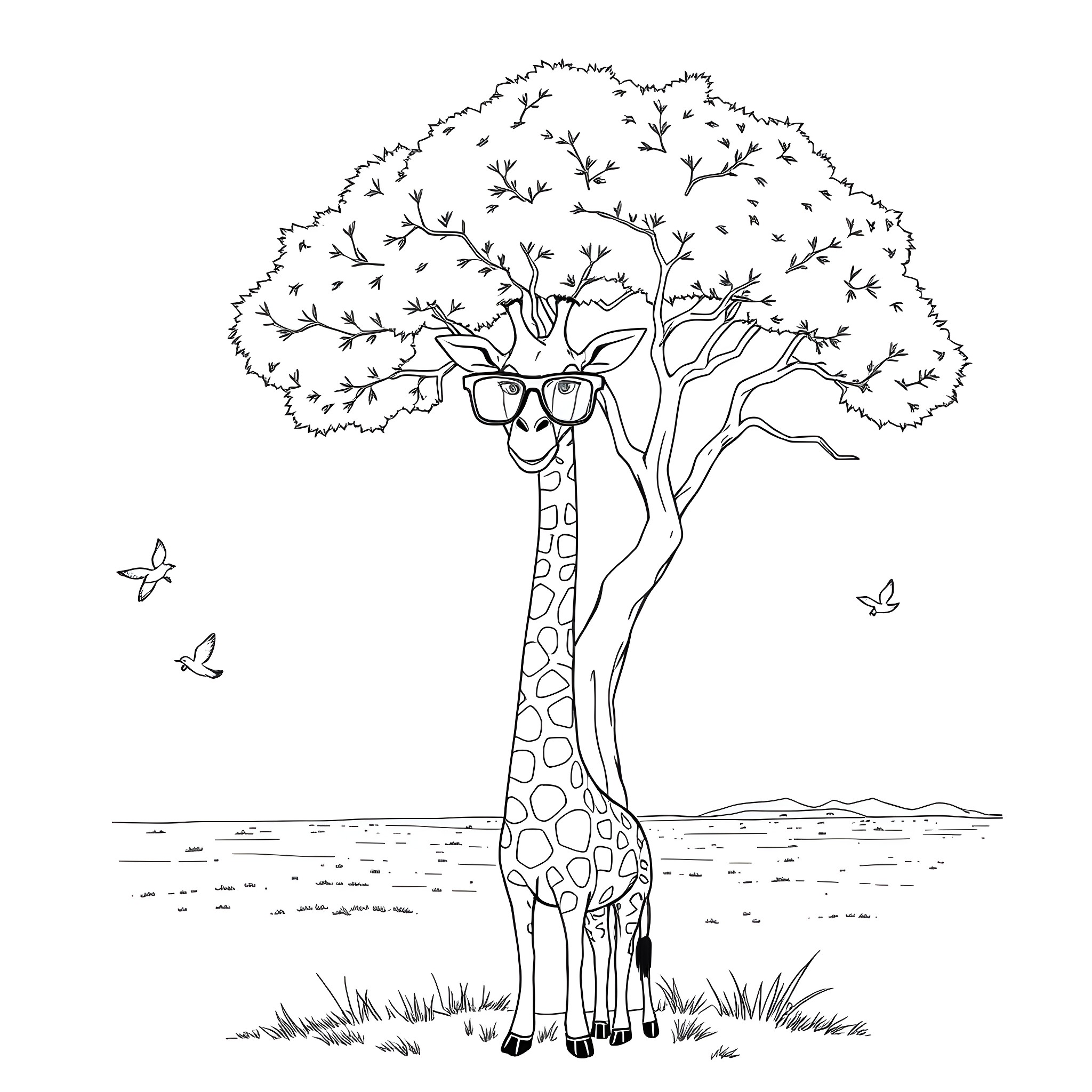 Best Giraffe Coloring Pages (Free Printable PDF)
